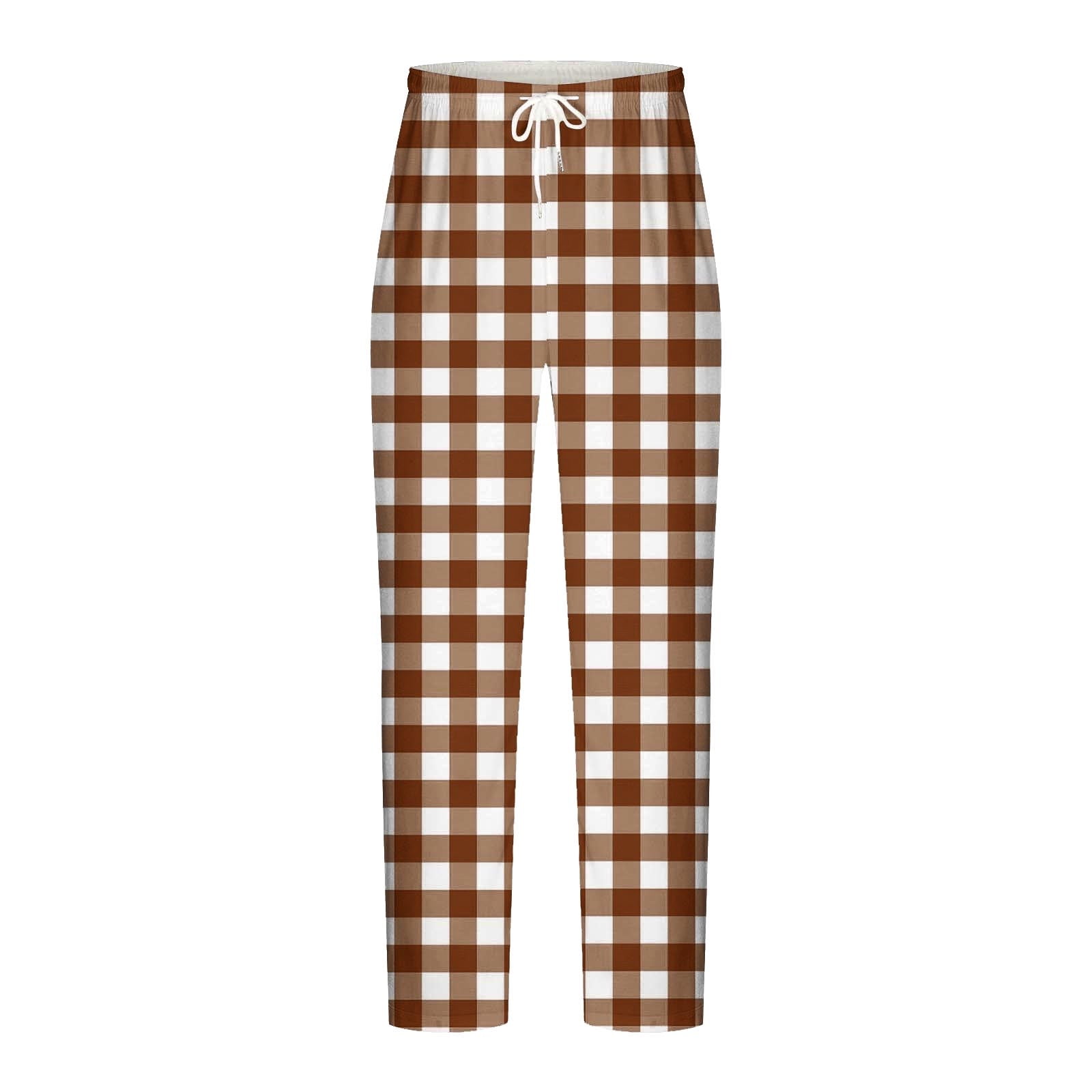 AIEOTT Plaid Pajama Pants for Men Ultra Lightweight Pajamas Bottoms ...