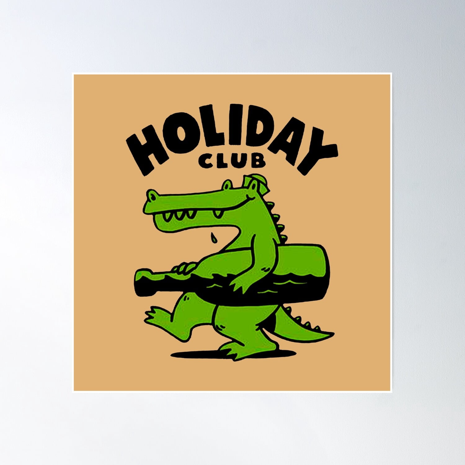 Holiday Club Poster Wall Art, Modern Wall Decor, 24x24 UNFRAMED ...