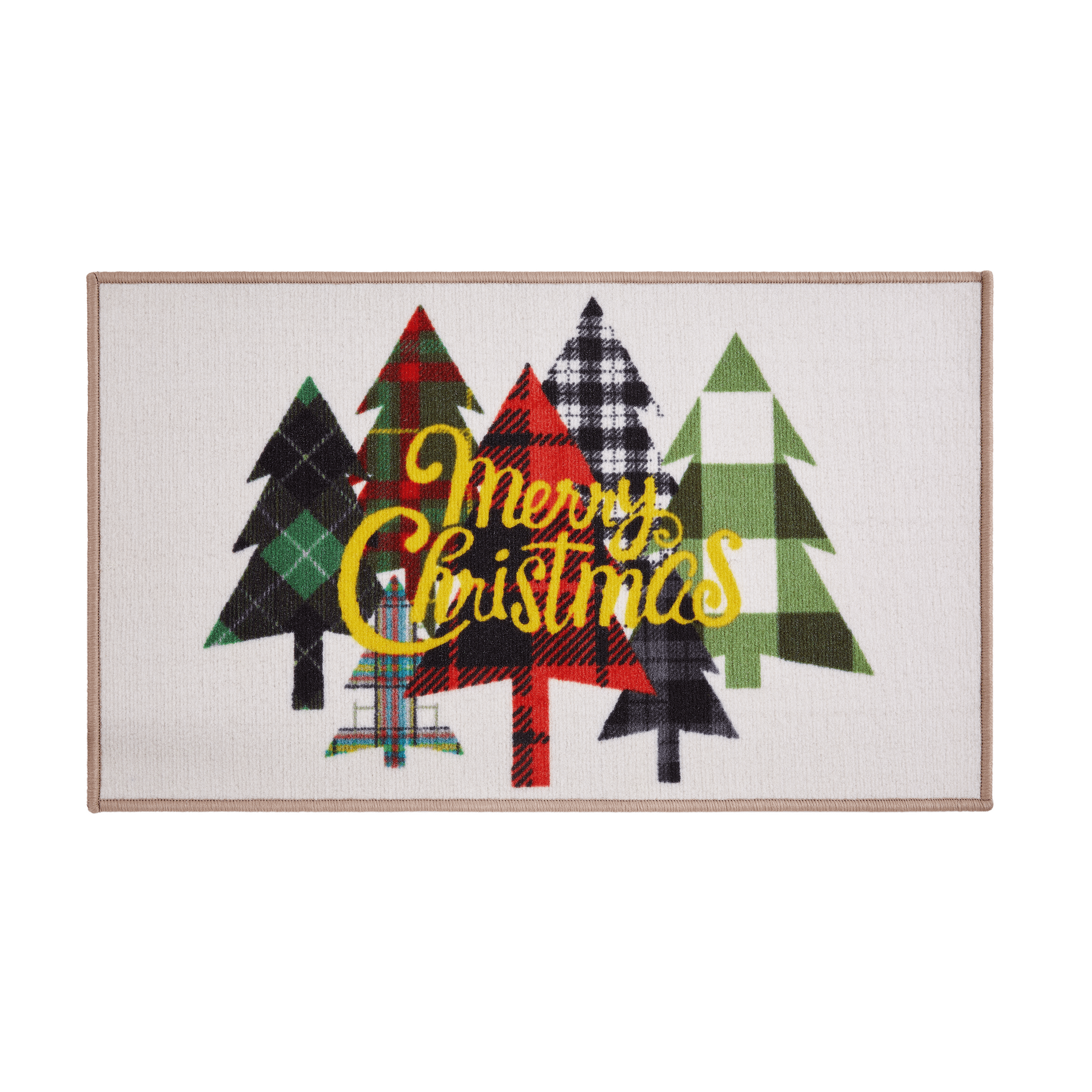 Holiday Collection Christmas Trees Area Rug, 3' x 2' - Walmart.com