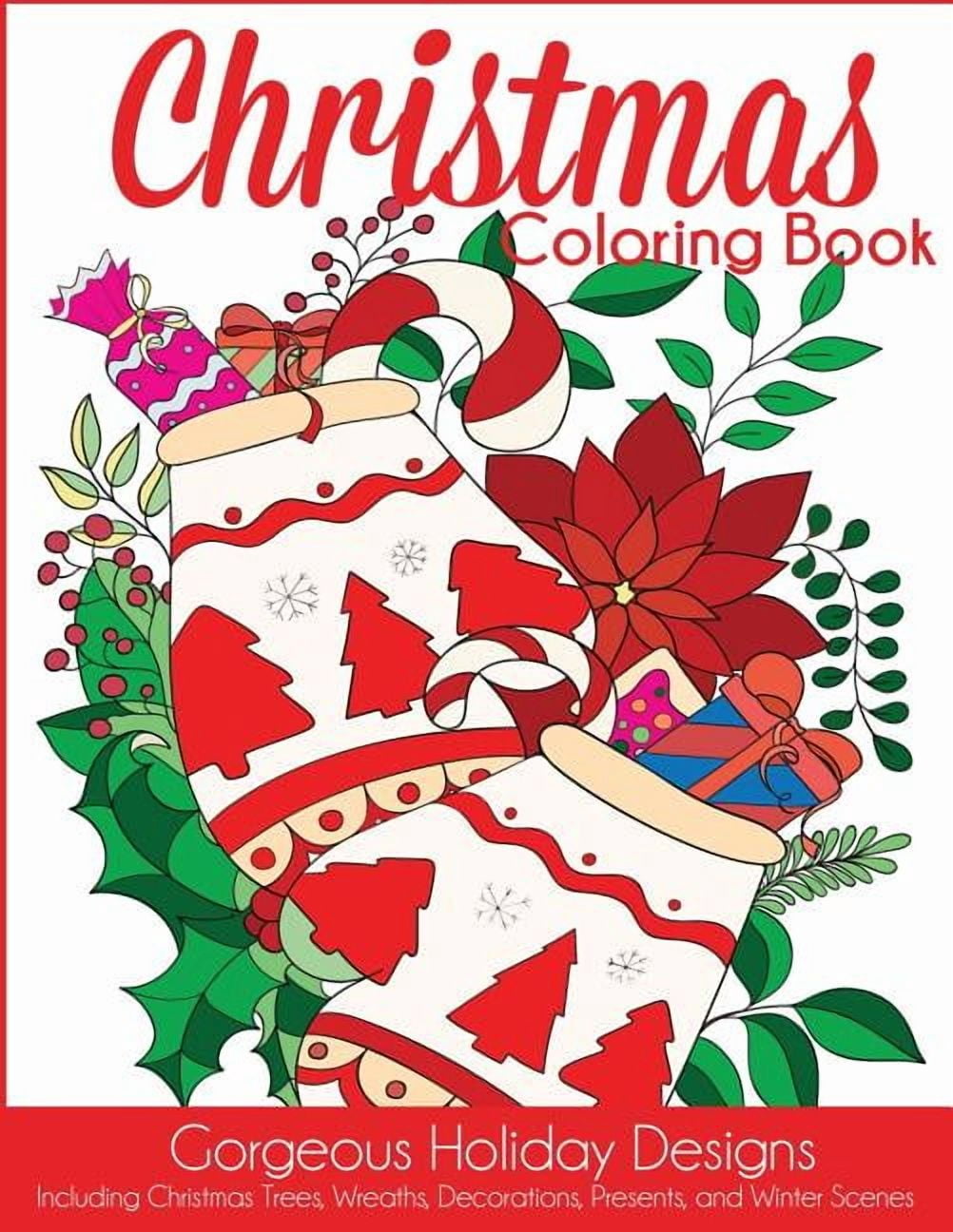 Holiday Coloring Books Christmas Coloring Book, (Paperback) - Walmart.com