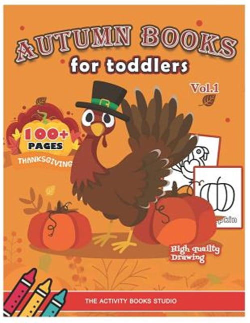 Pre-Owned Holiday Coloring Books for Kids: Autumn books for toddlers ...