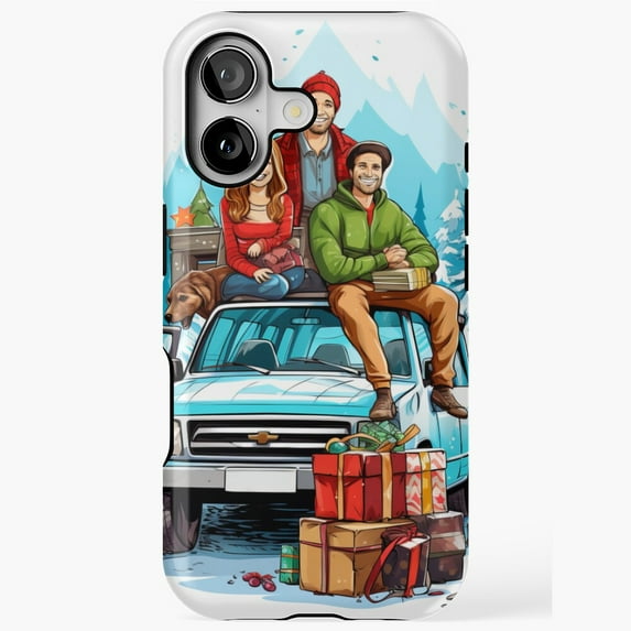 Holiday Comics Festive Vacation Cartoon Phone Case 17 16 15 14 13 12 11 ...