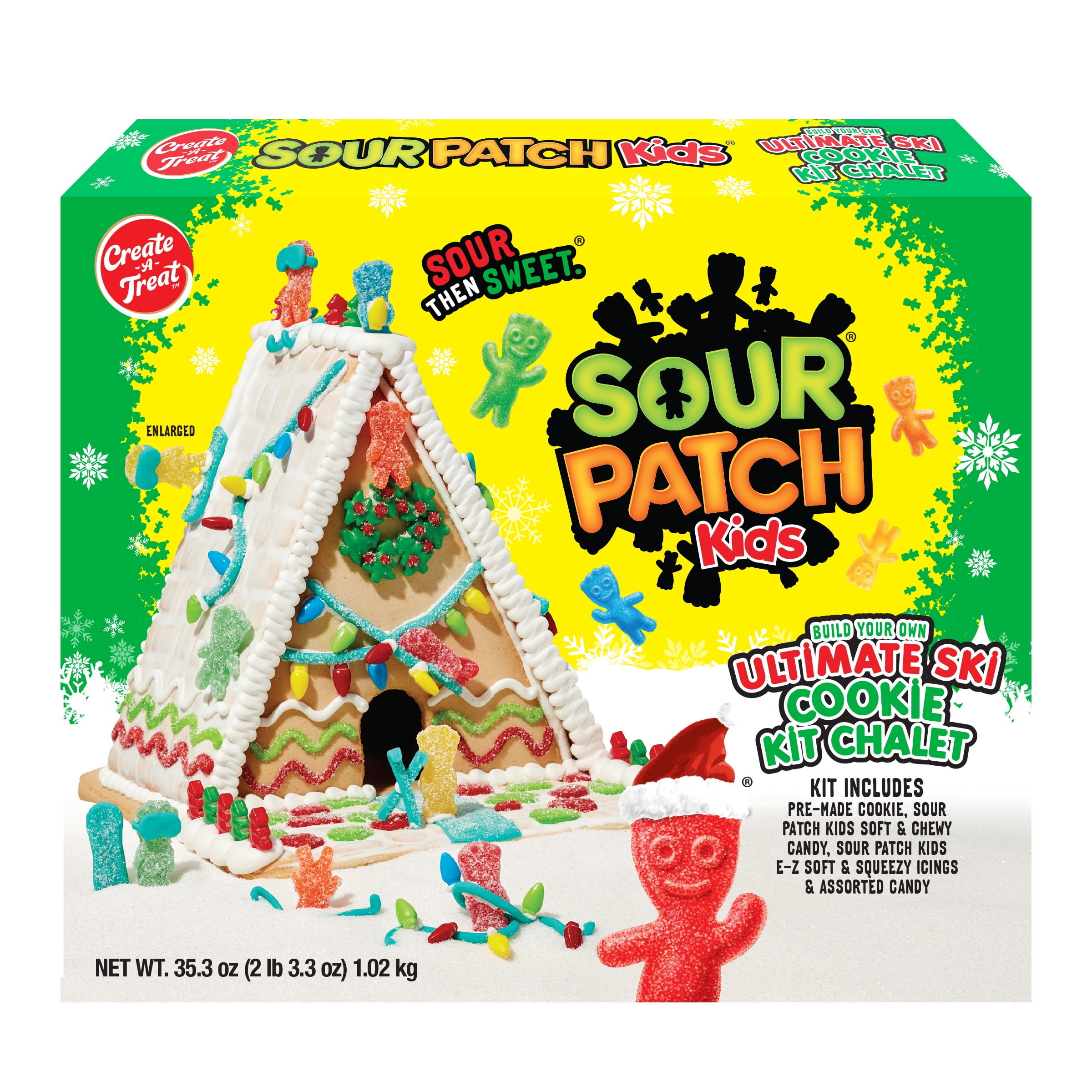 Holiday Create A Treat Sour Patch Kids® Ultimate Ski Chalet Kit, Size ...