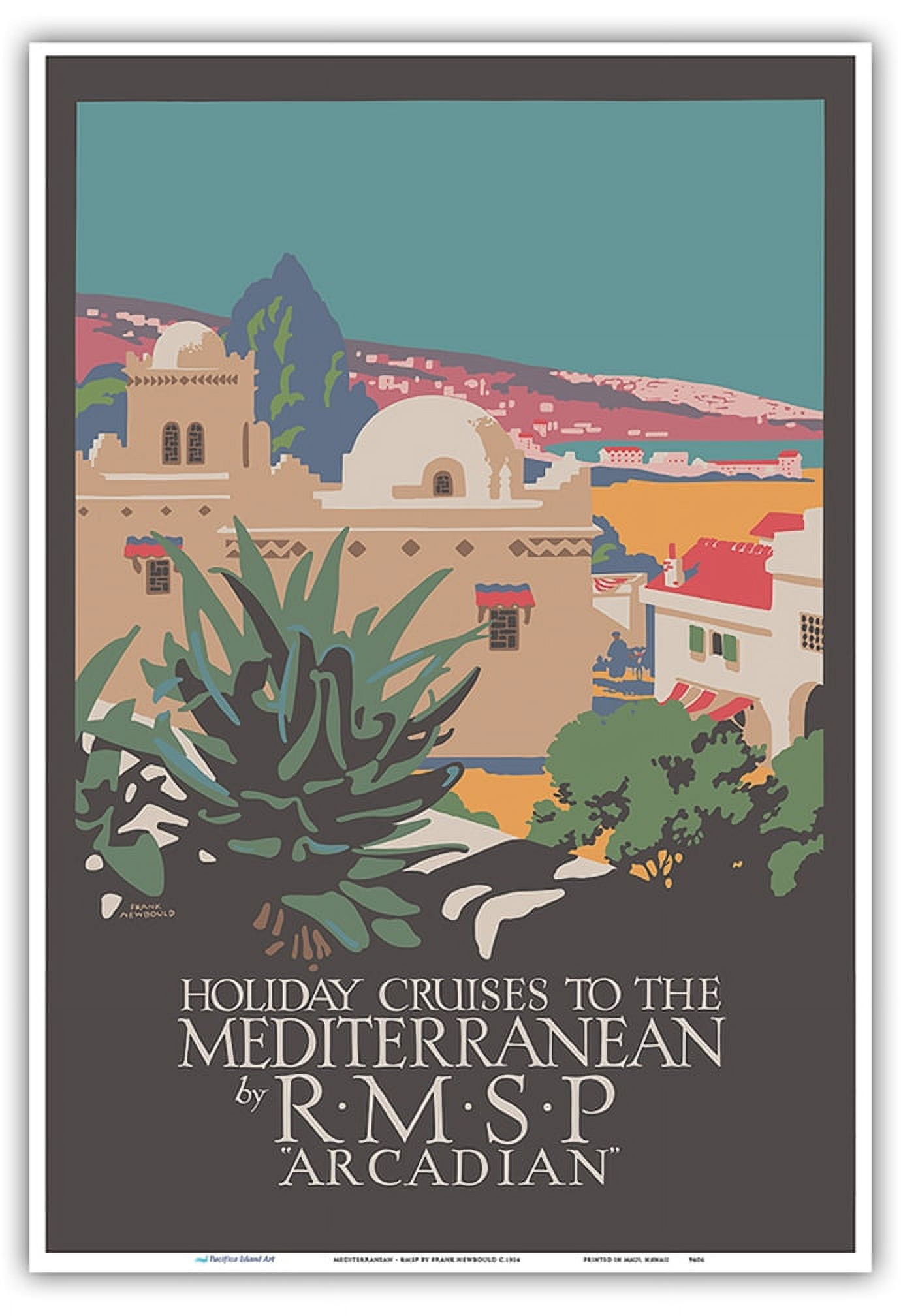 Holiday Cruises to the Mediterranean - RMSP Arcadian - Vintage Ocean ...