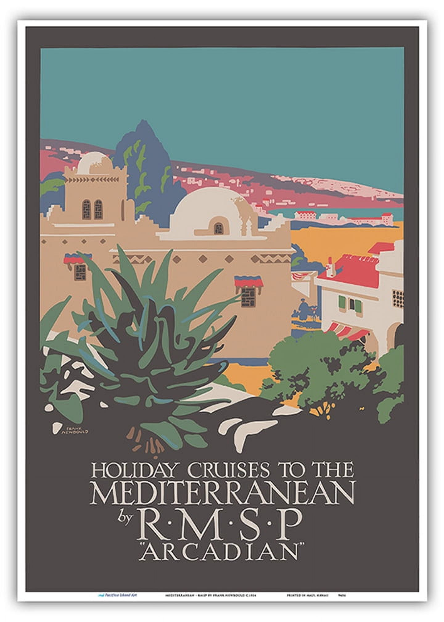 Holiday Cruises to the Mediterranean - RMSP Arcadian - Vintage Ocean ...