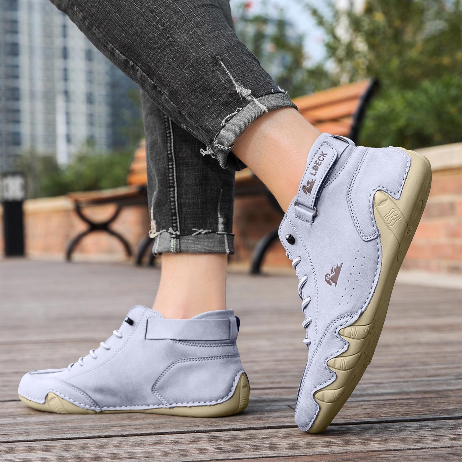 Holiday Deals 2024! abtuhar Boots for Men,Men's Hiking Boots Casual ...