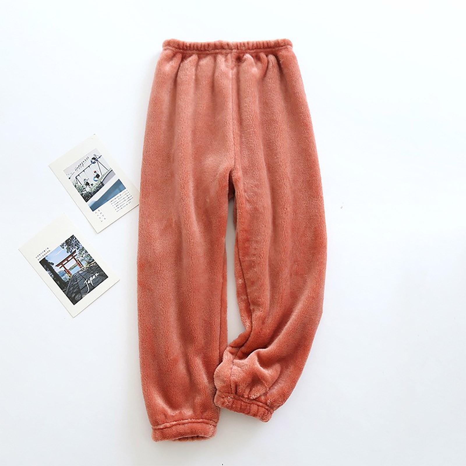Abomasnow Toddlers Boys Girls Fleece Lined Pants Loose Fit High Waist ...