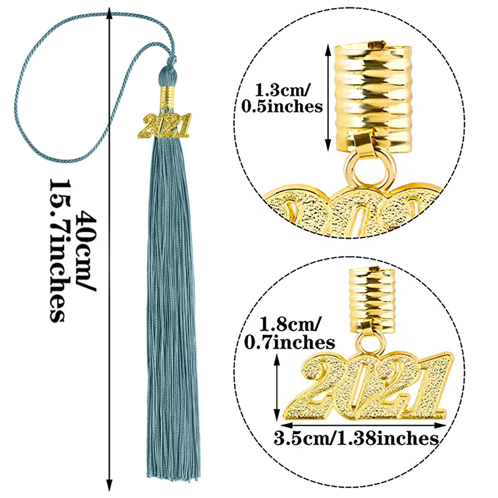 PRETXORVE Academic Grade Graduation Tassels with 2025 Gold Pendants ...