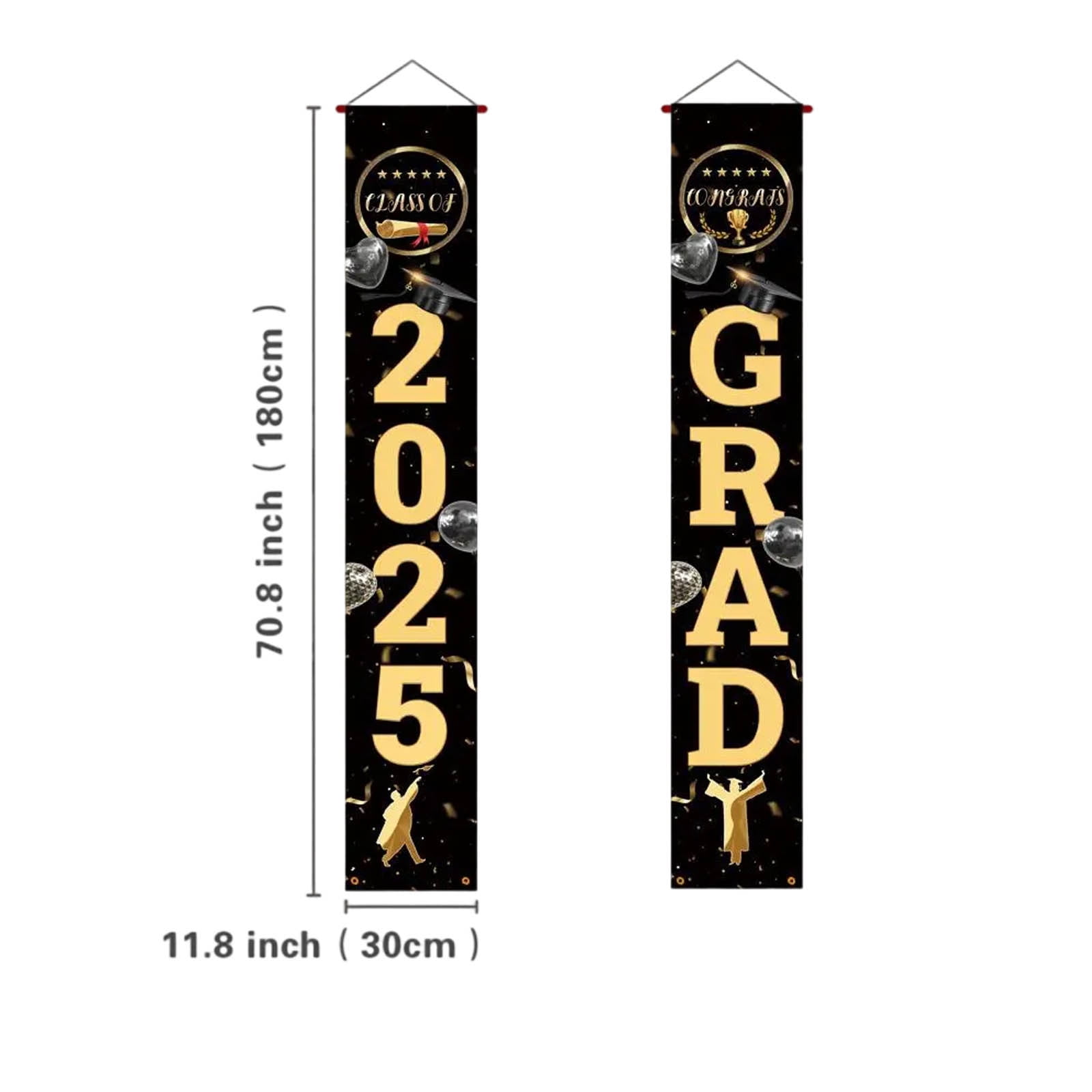 Holiday Deals! Avtoify Decorations Graduation 2025 Banners Door Porch ...