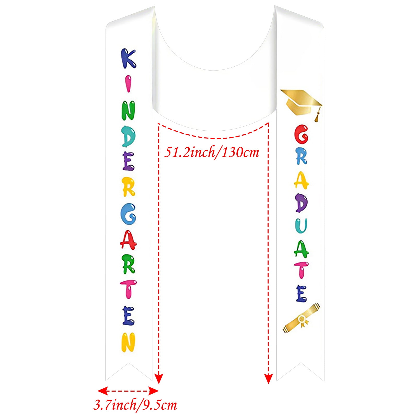PRETXORVE Season of Graduation Children's Ribbon Etiquette Shoulder ...