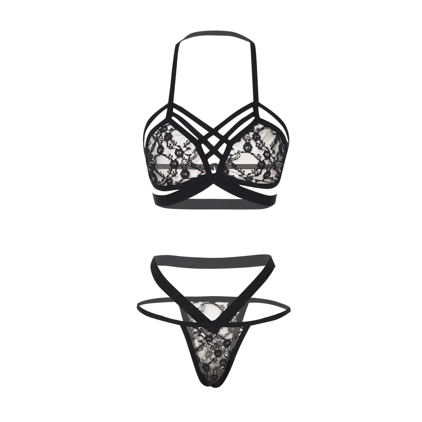 Holiday Deals Borniu Lingerie Sexy Set Ladies Cool Girl Lingerie Lace Sedin Seductive Sexy