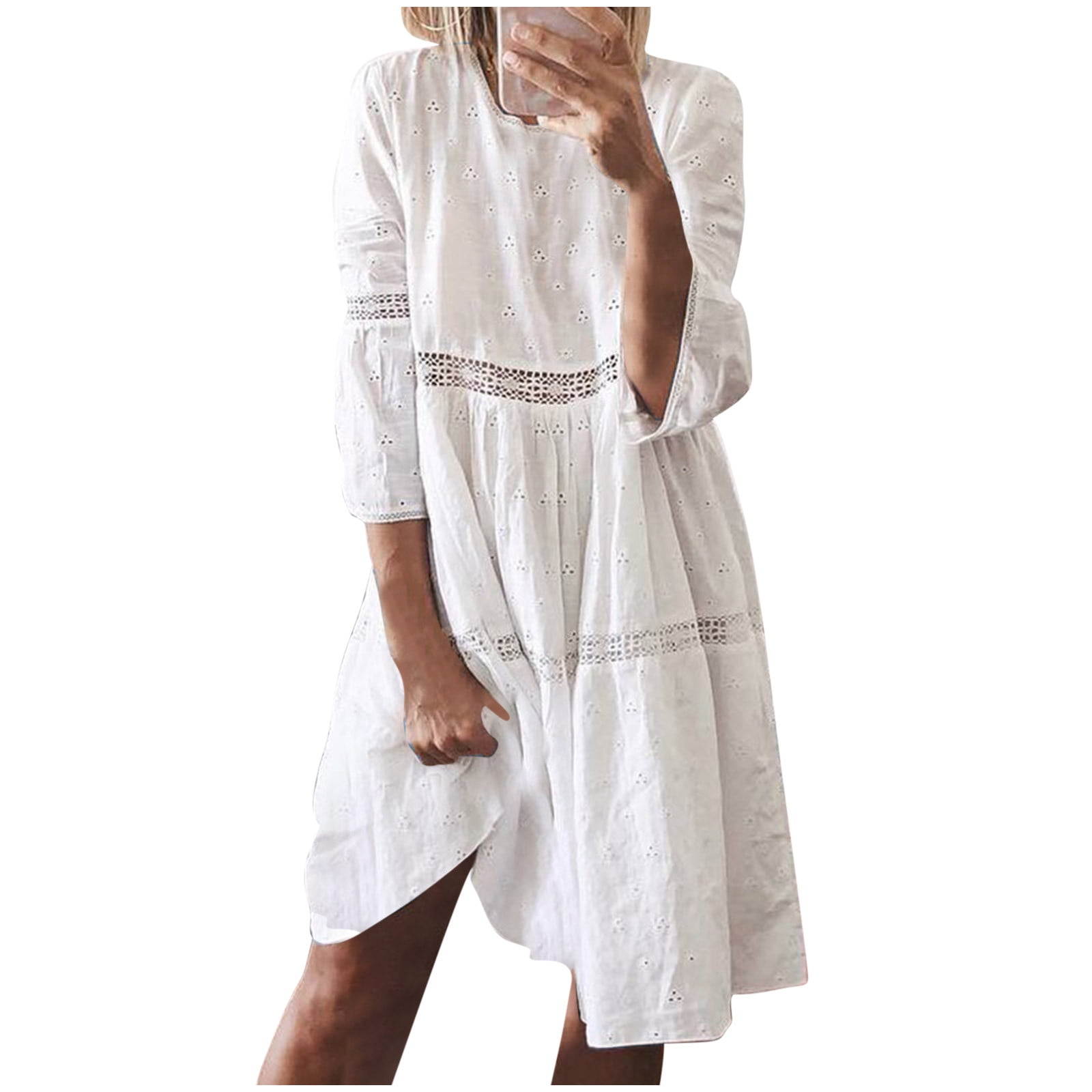 Holiday Deals! Summer Dress,Vestido de mujer Ladies Summer Lace ...
