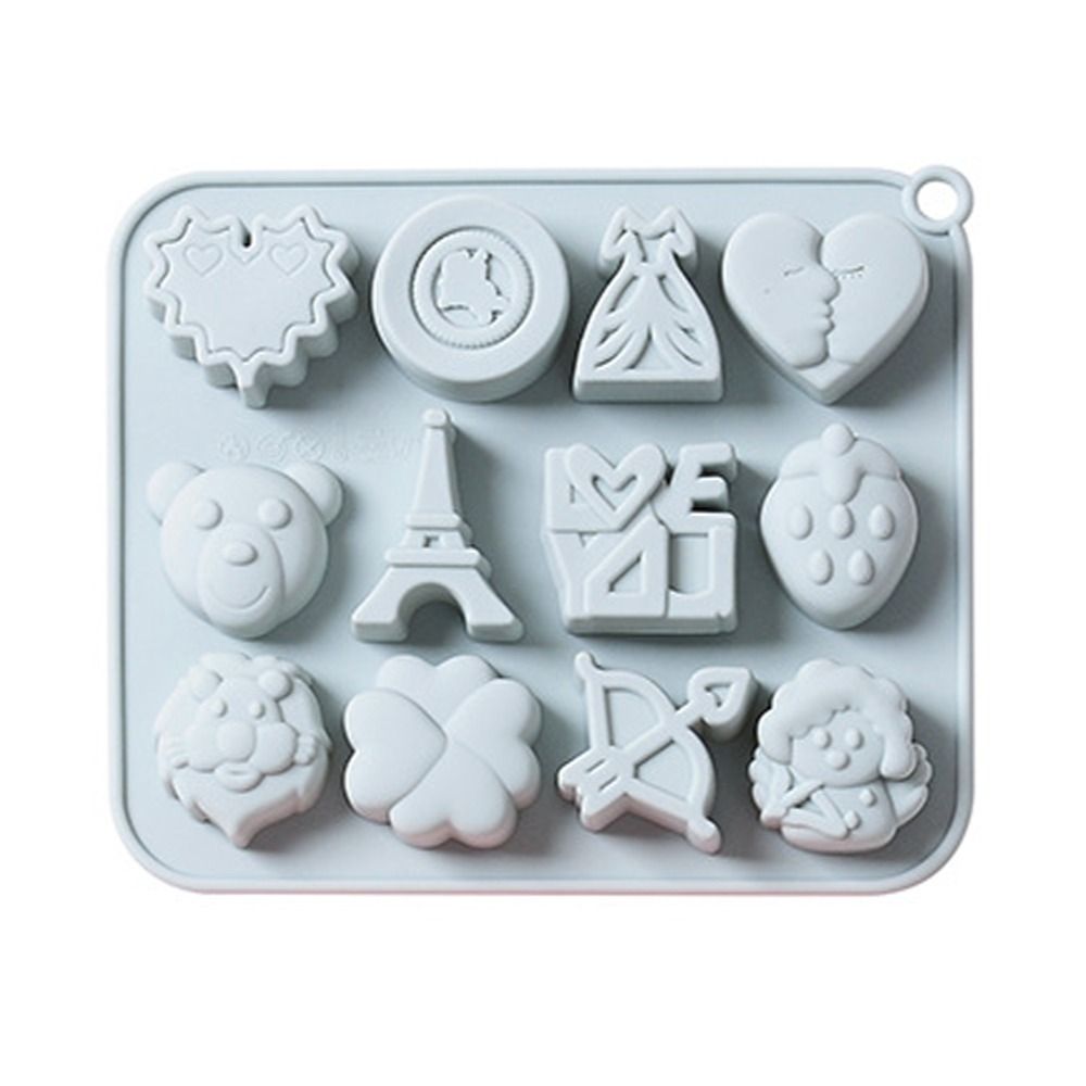 Holiday Decoration Chocolate Cake Mold Love Heart Baking Pan Love Theme ...