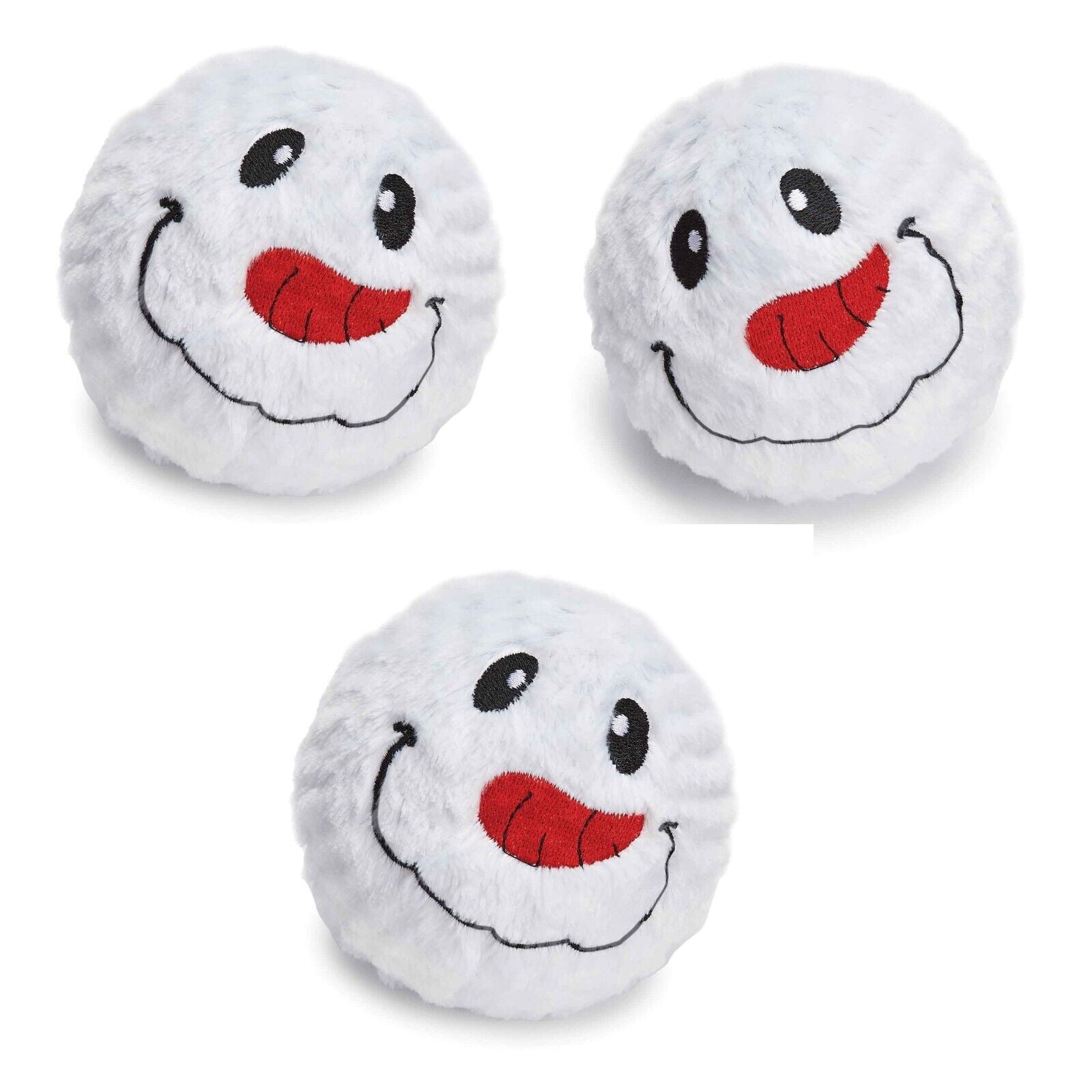 Holiday Dog Toy Spikey Snowman Ball Squeaker Soft High Bounce Choose ...