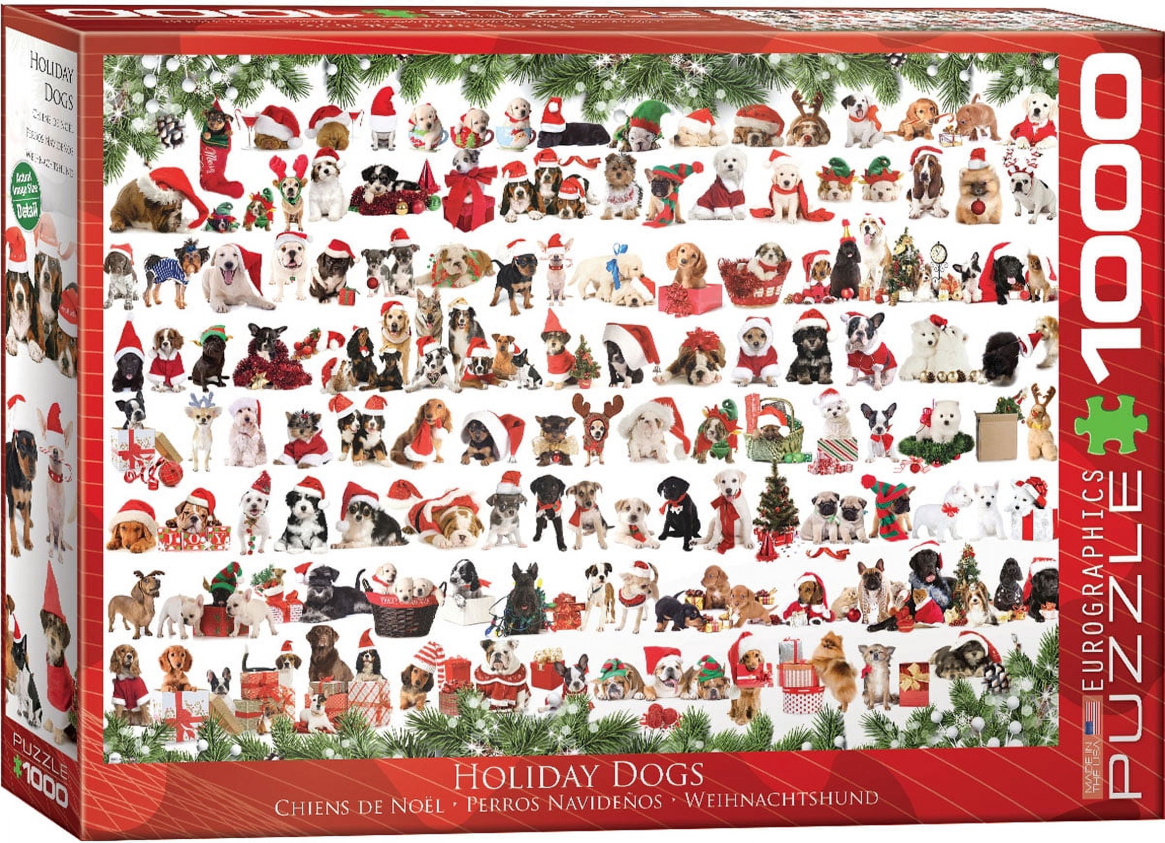 Holiday Dogs 1000-Piece Puzzle - Walmart.com