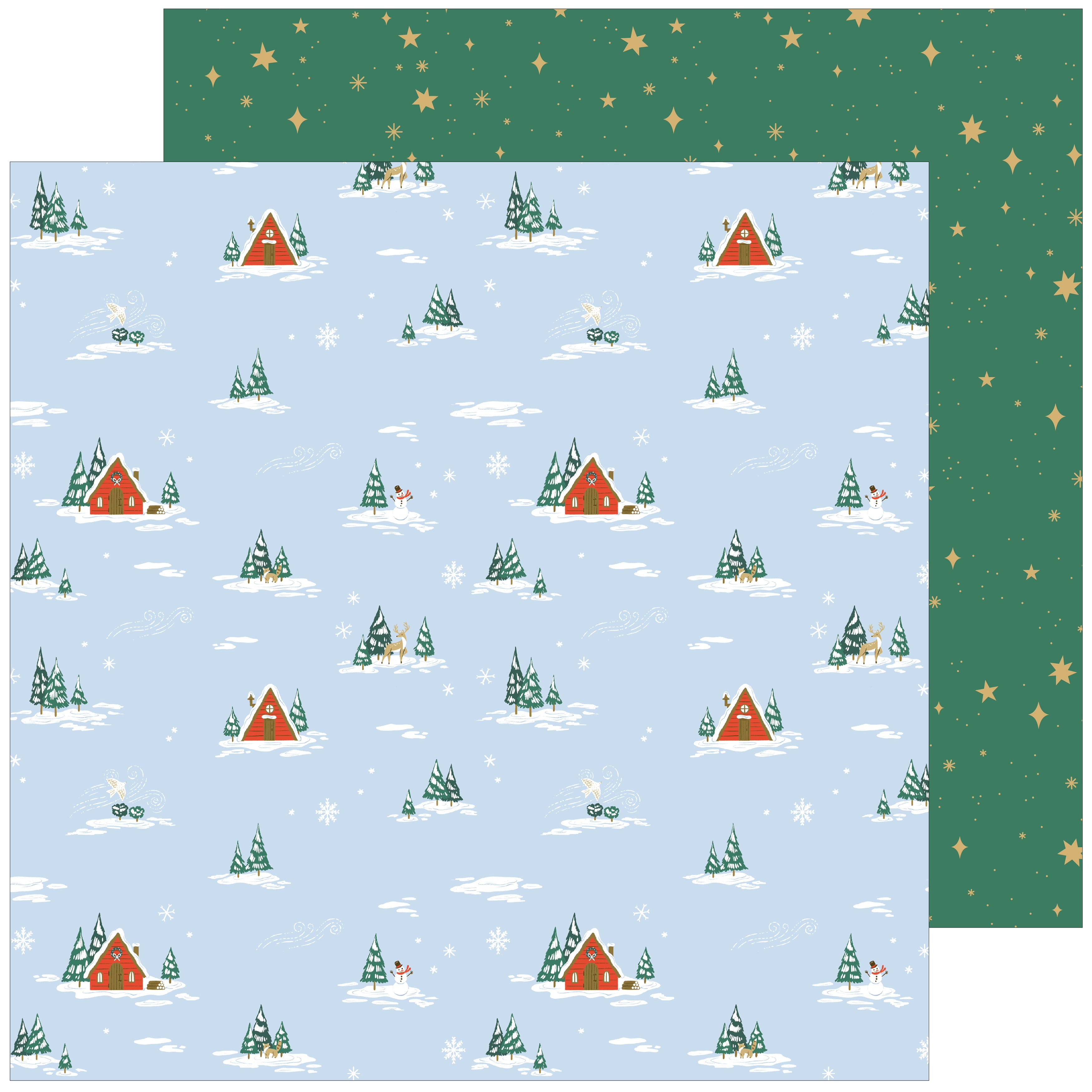 Holiday Dreams Double-Sided Cardstock 12"X12"-Winter Wonderland ...