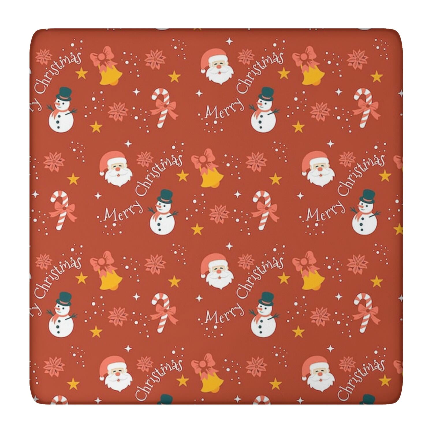 Holiday Entertaining Table Cover 36x36 Inch, Elastic Edge Spandex ...