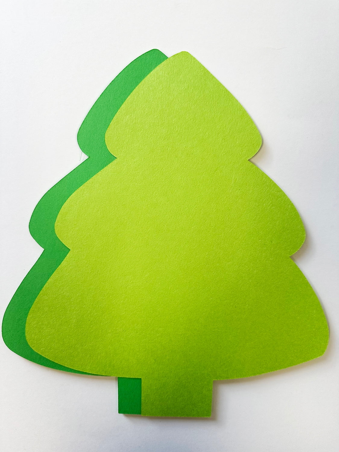 Holiday Evergreen Tree Single Color Super Cut-Outs- 8” x 10” - Walmart.com
