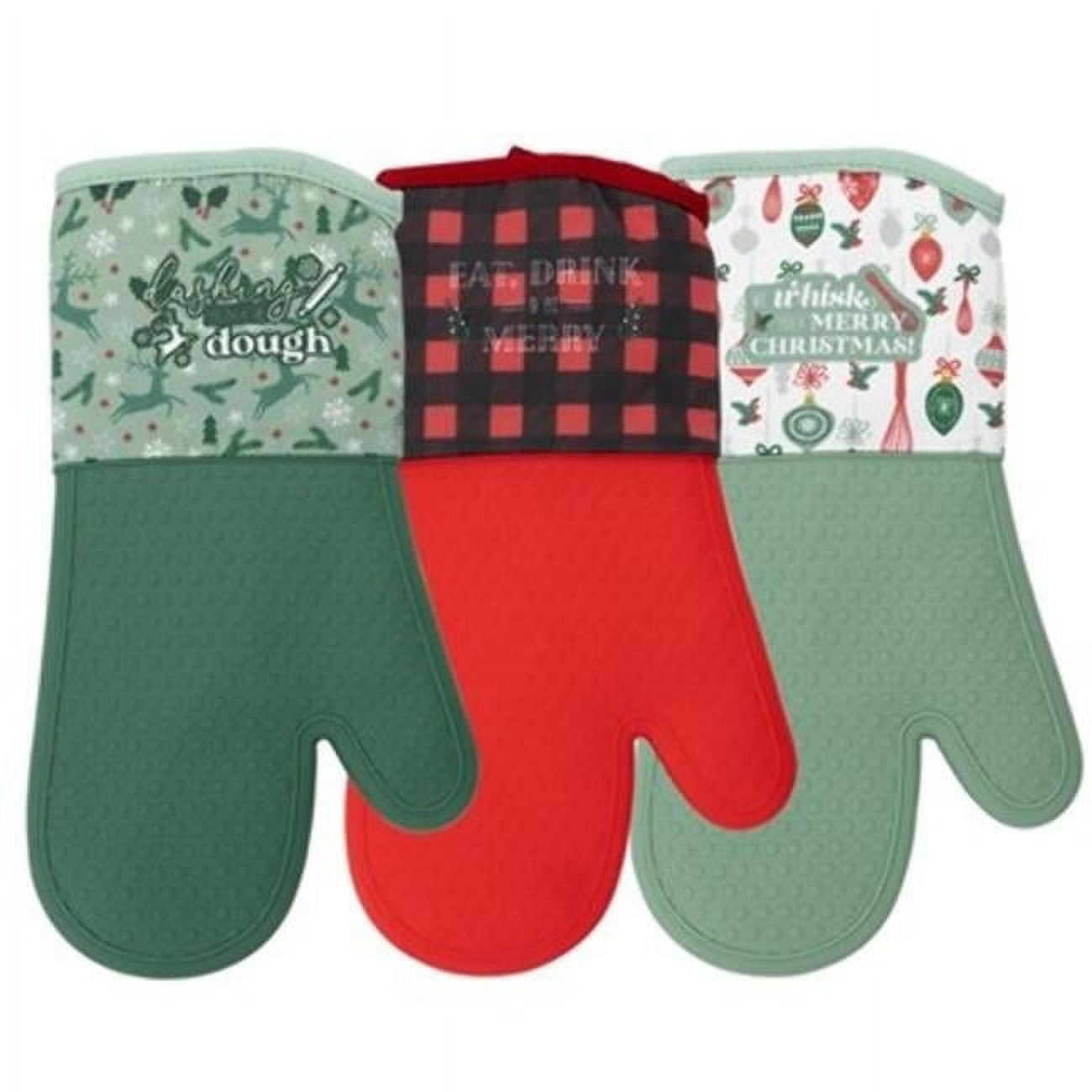 Holiday Farmhouse Oven Mitts - Case of 12 - Walmart.com