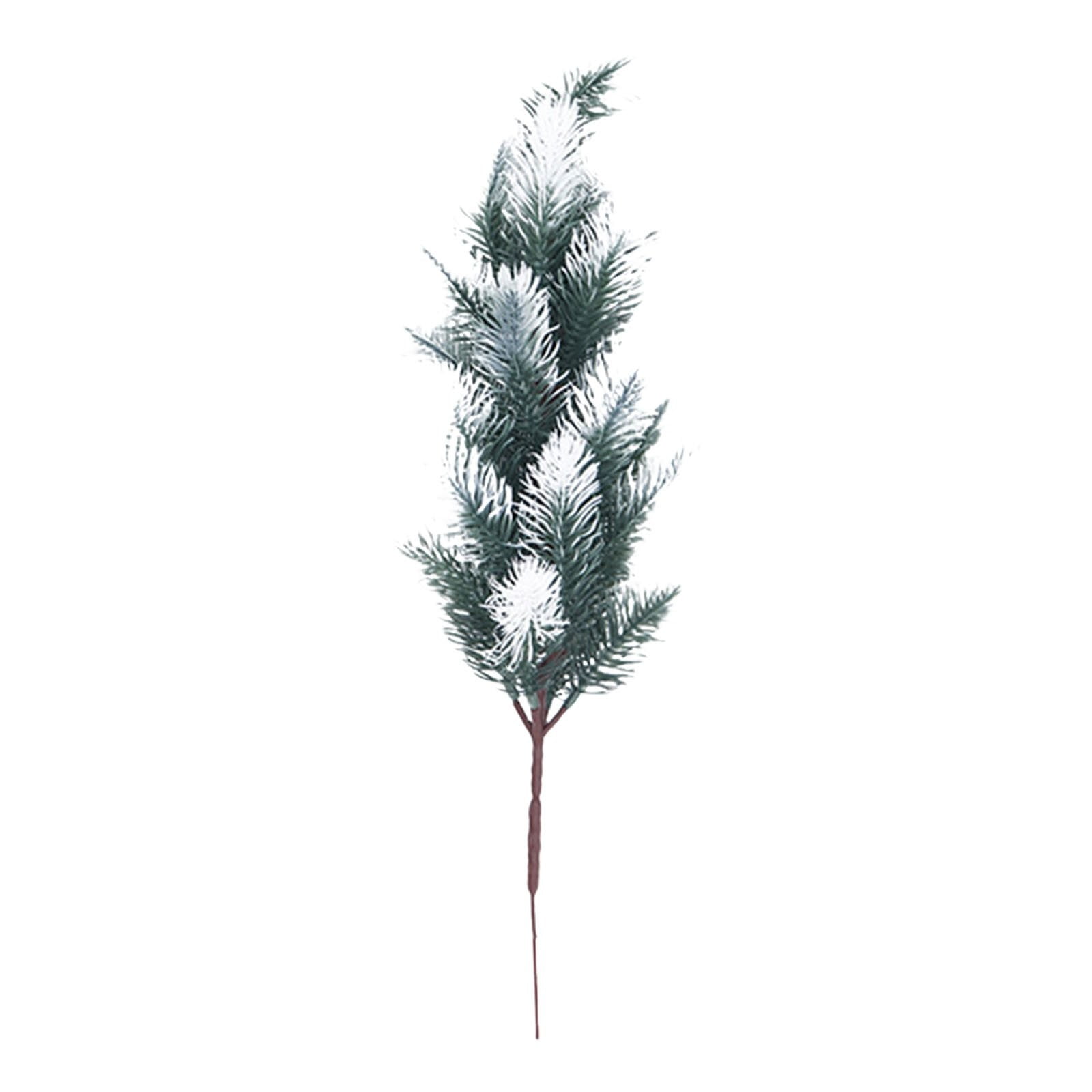 Holiday Faux Cedar Stem - Artificial Indoor Outdoor Christmas Greenery ...