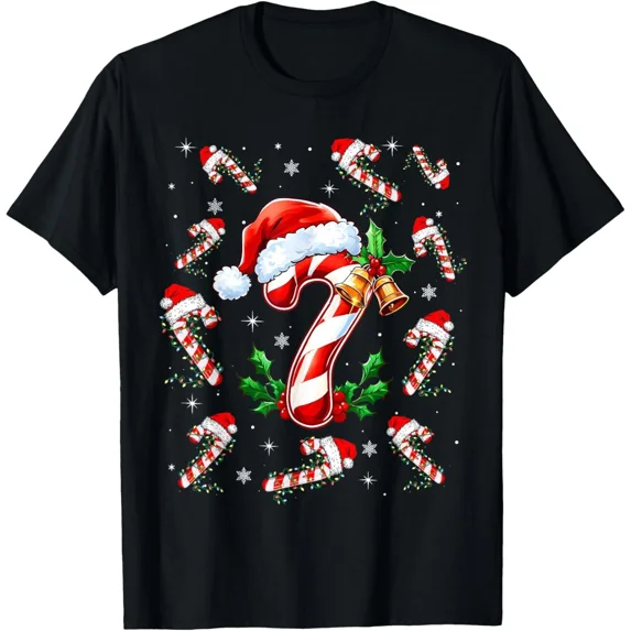 Holiday Fun 67 Meme Slang Couples Candy Cane Unisex T-Shirt, up to size ...