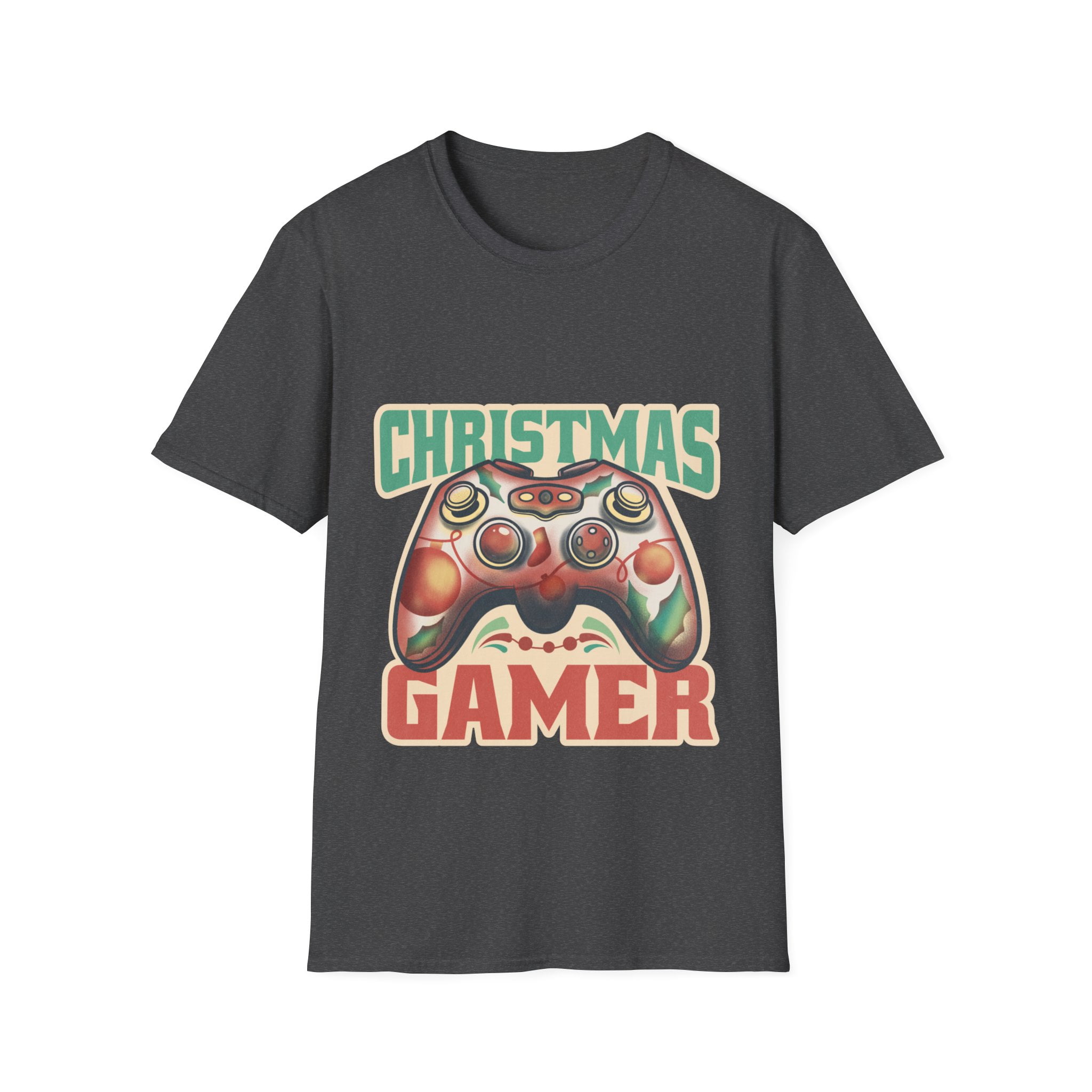 Holiday Gamer Christmas Graphic Novelty Stockings TShirt - Walmart.com