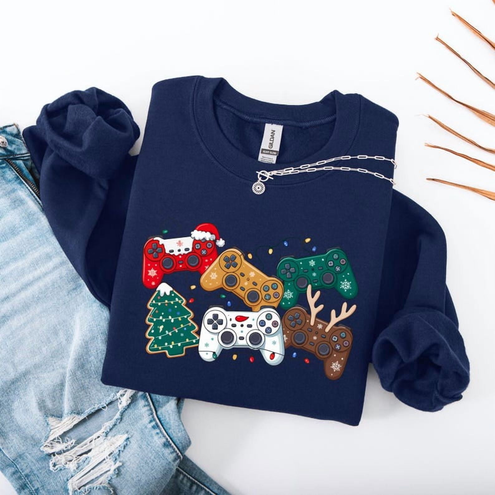 Holiday Gamer Sweater, Xmas Gaming Sweater - Sizes S-5XL ,Art Print JSC ...