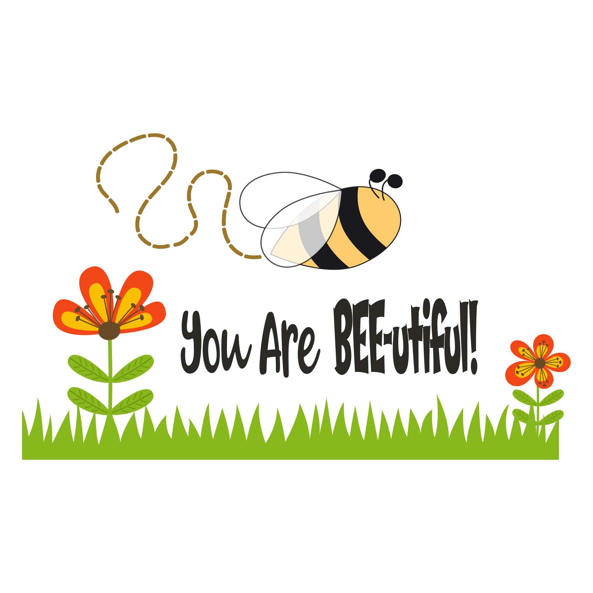 Holiday Gift Children You are Bee-utiful Cute Animal Wall Decal ...