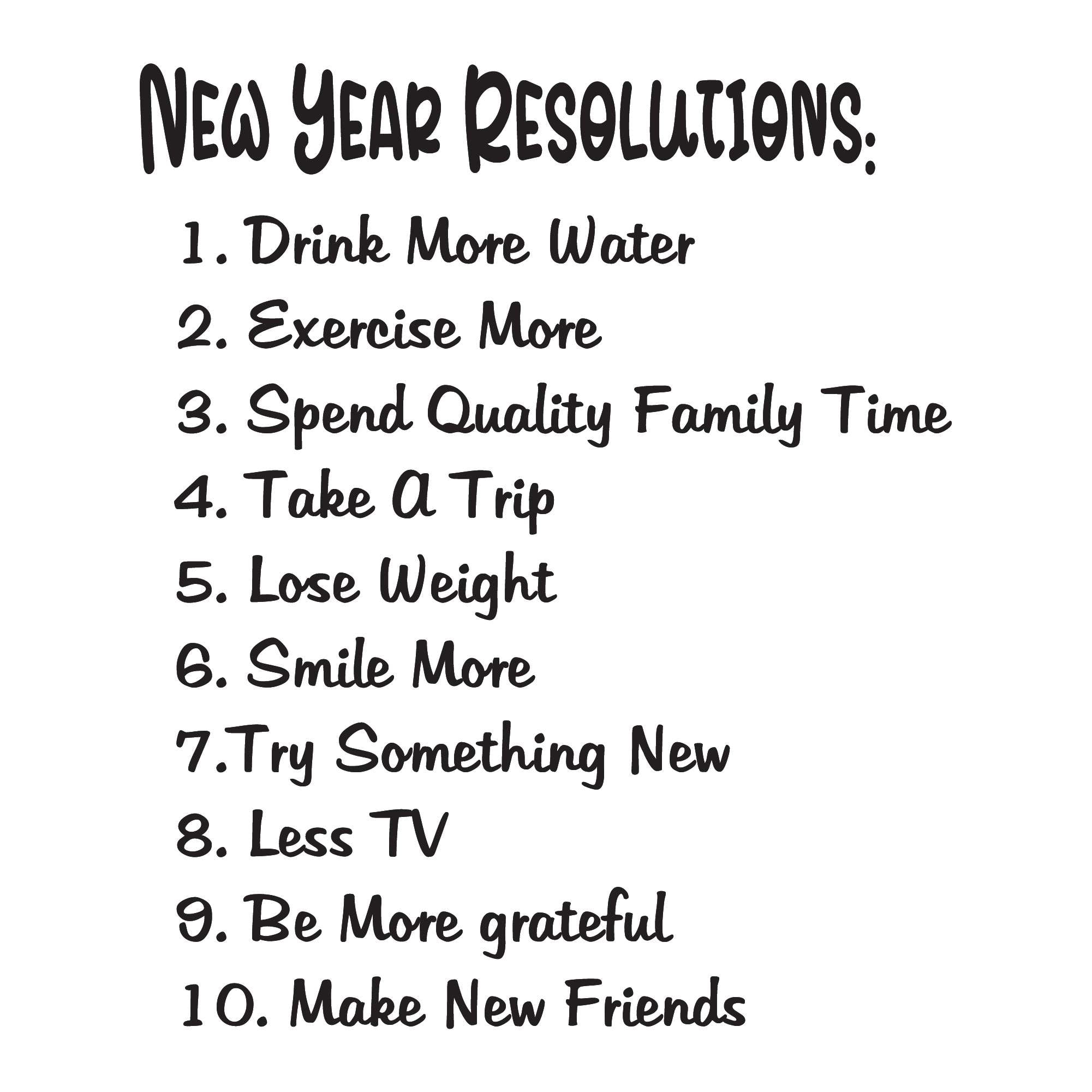 Holiday Gift Family New year Resolutions Inspirational Quotes & Sayings ...