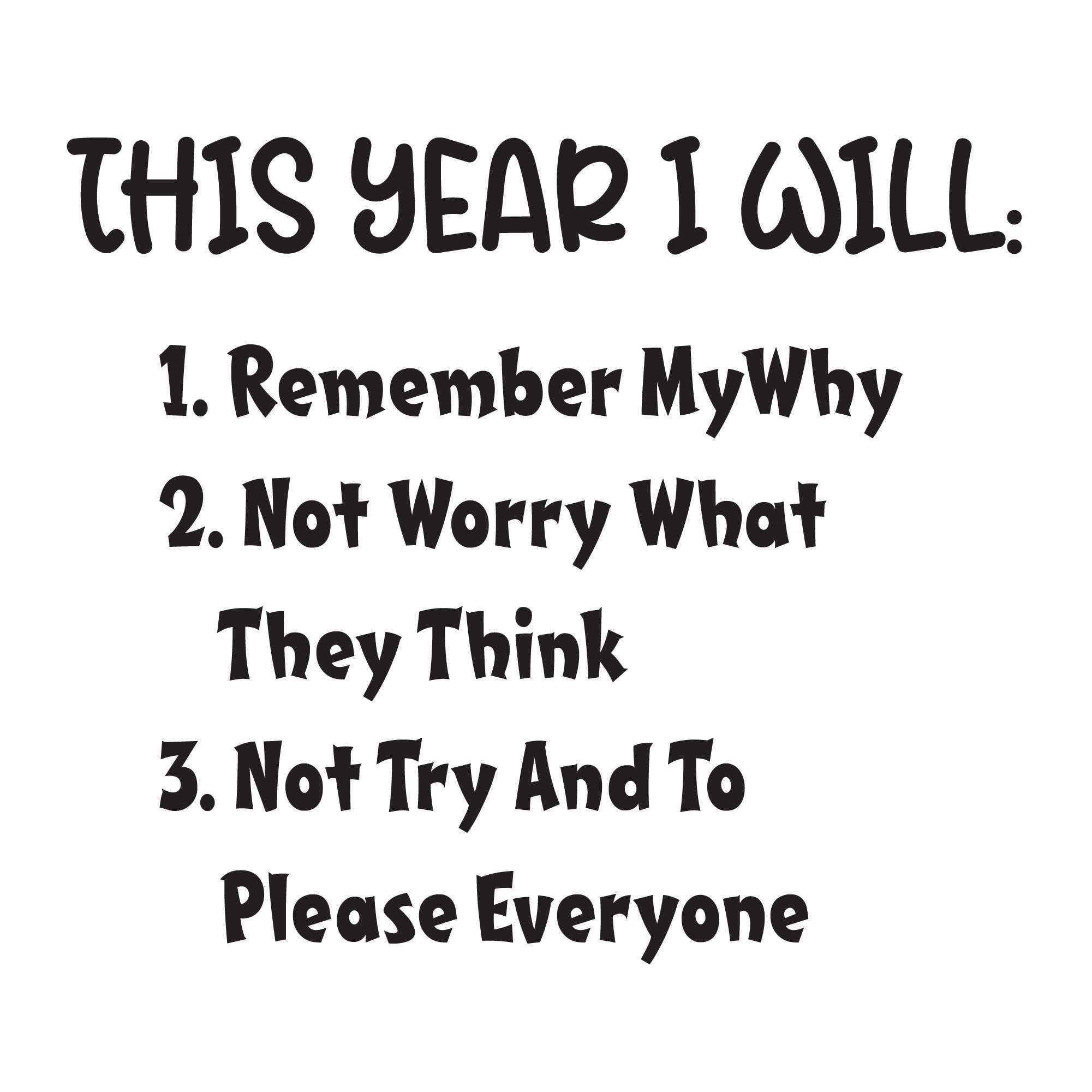 Holiday Gift Family This Year I will not try to Please Inspirational ...