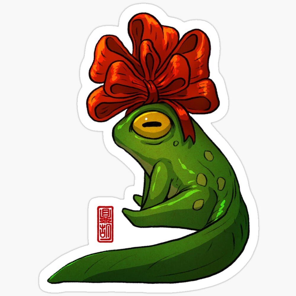 Holiday Gift Frog Baby Stickerphone Decal Water Bottle Stickers, Vinyl ...