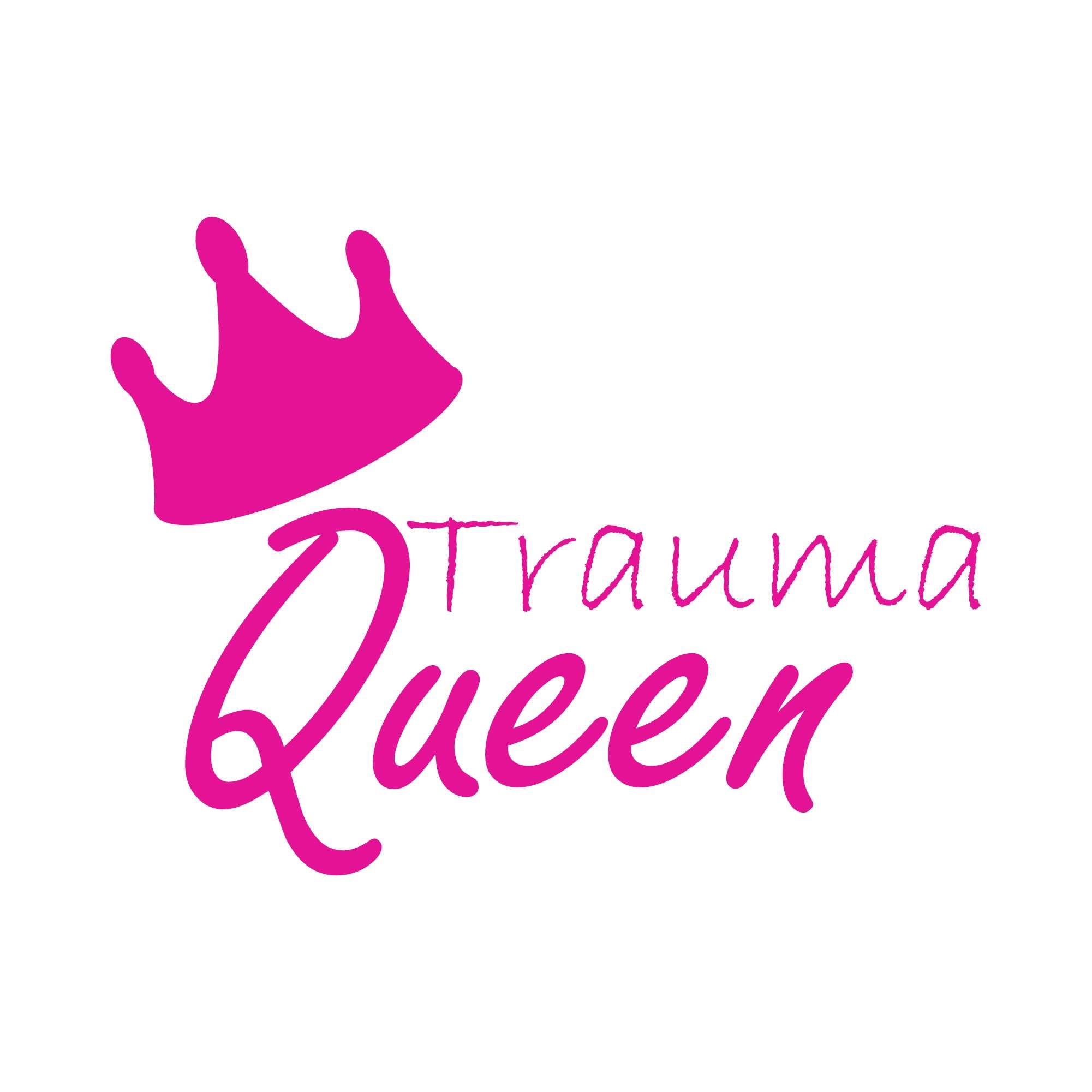 Holiday Gift Girls Trauma Queen Cute Girly Wall Decal Decoration Girly ...