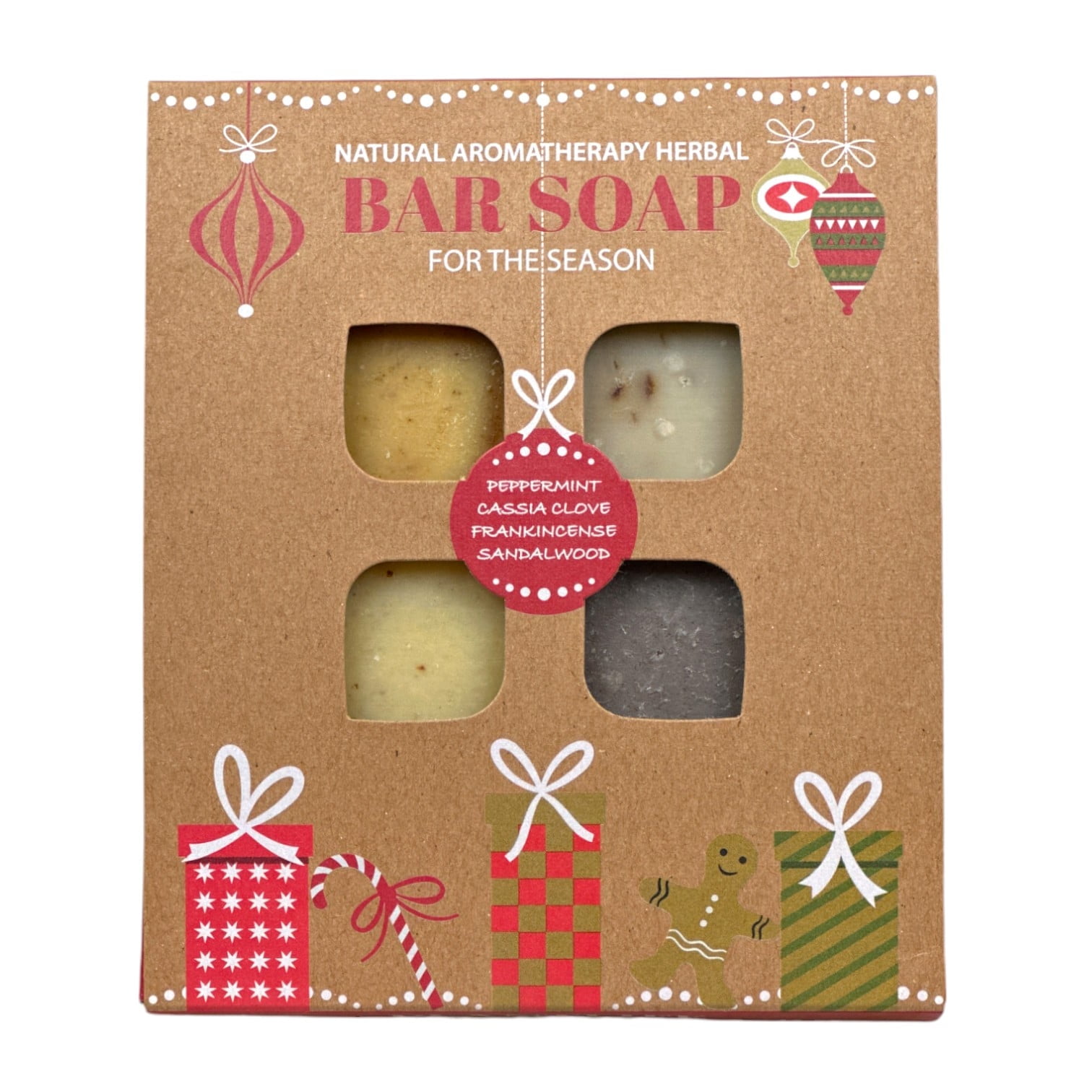 Holiday Gift Sampler - 4 Assorted Soaps (1 oz each) in Gift Box ...