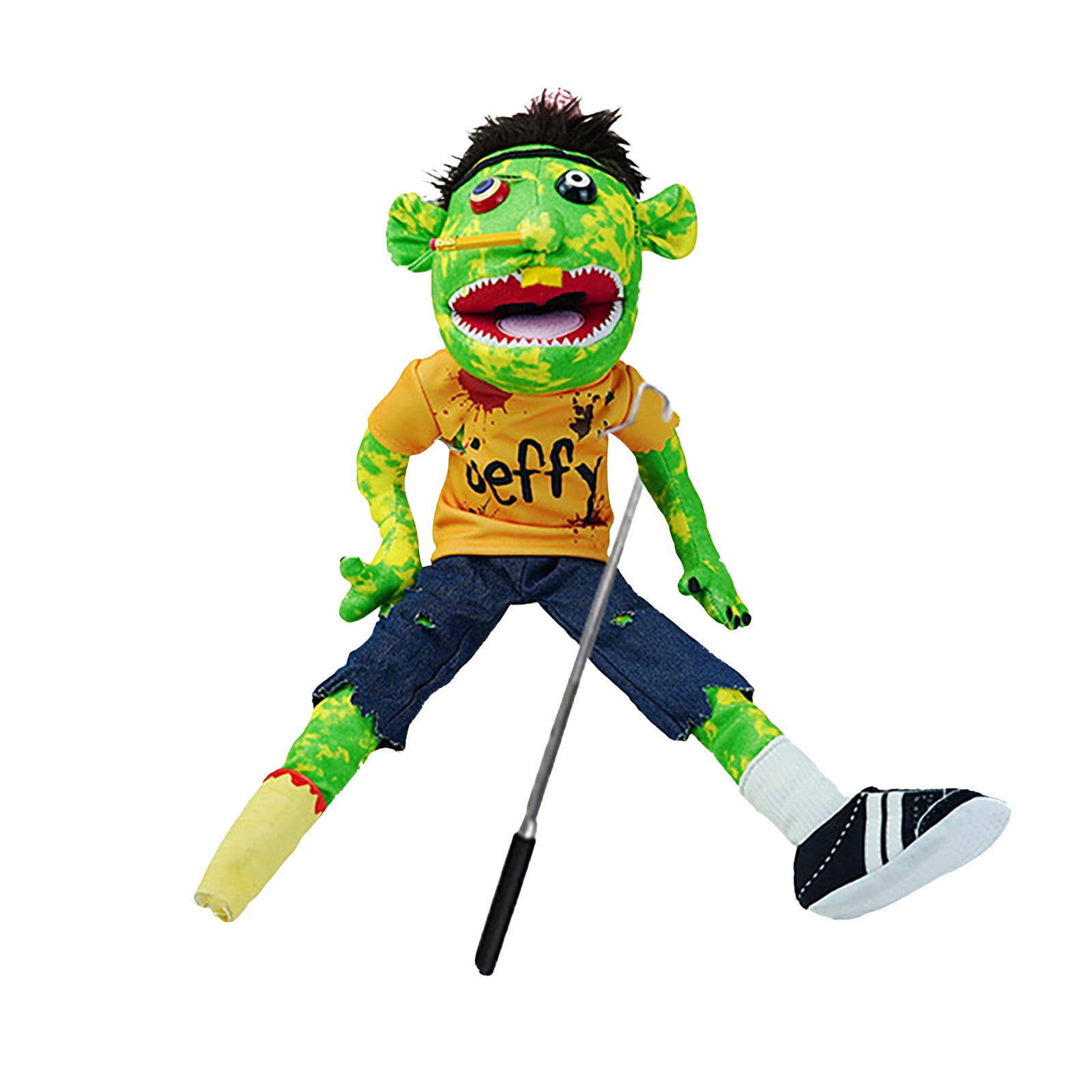 Holiday Gifts Jeffy Puppets Deluxe Soft Plush Toy With Helmet And ...
