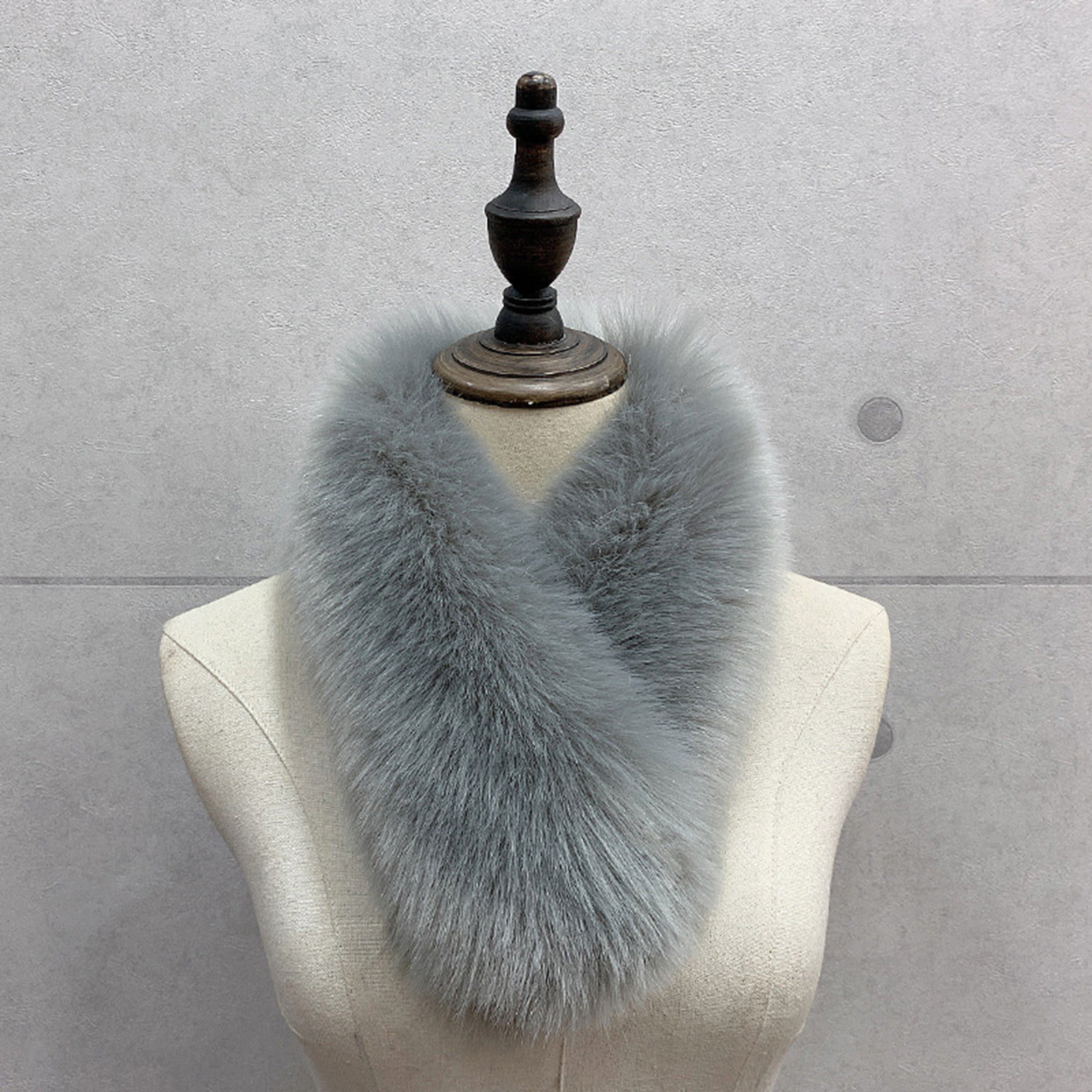 Holiday Gifts Saving! Pejock Womens Faux Fur Scarves Winter Faux Fur ...