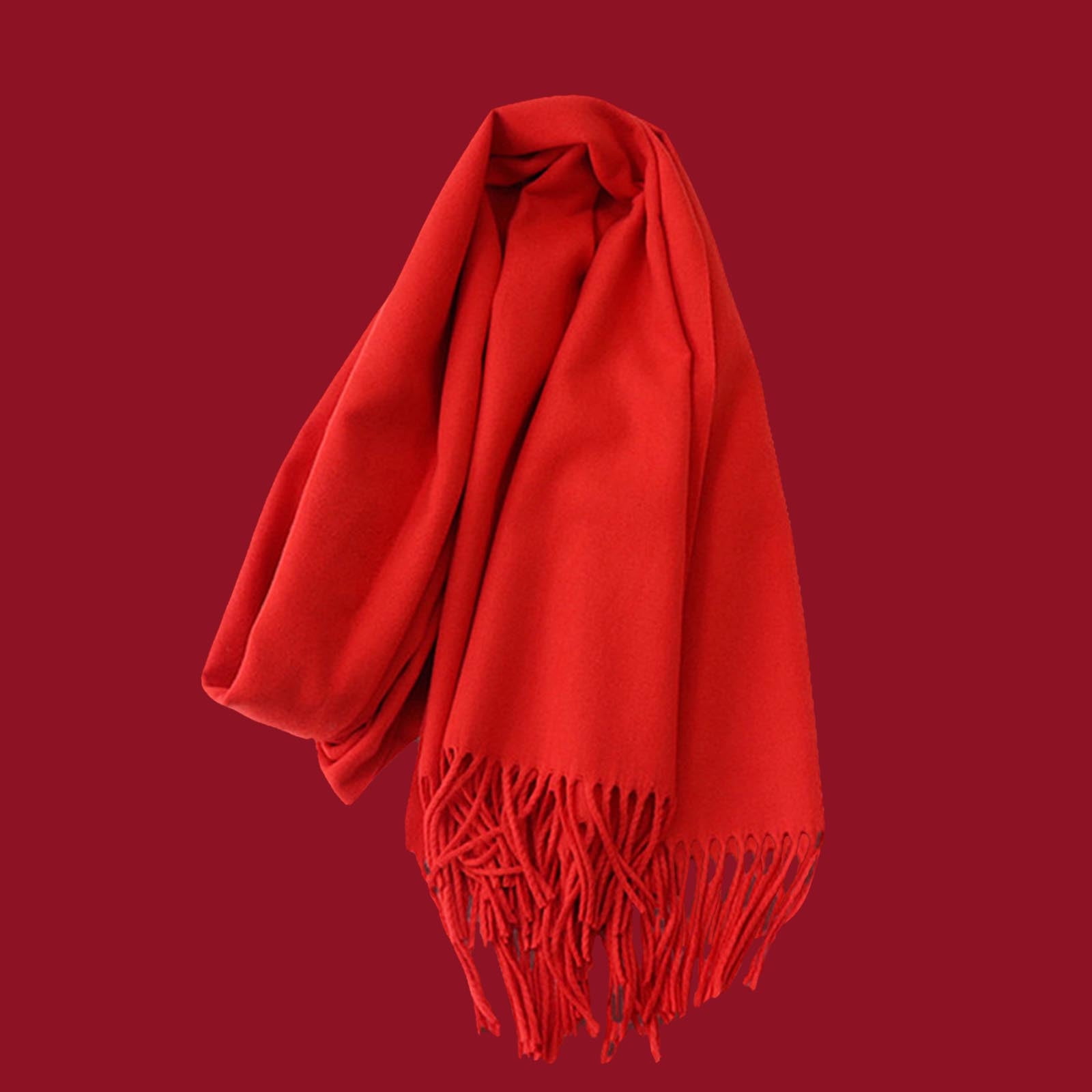 Holiday Gifts! Titcea Winter Scarf for Women Thicken Christmas ...