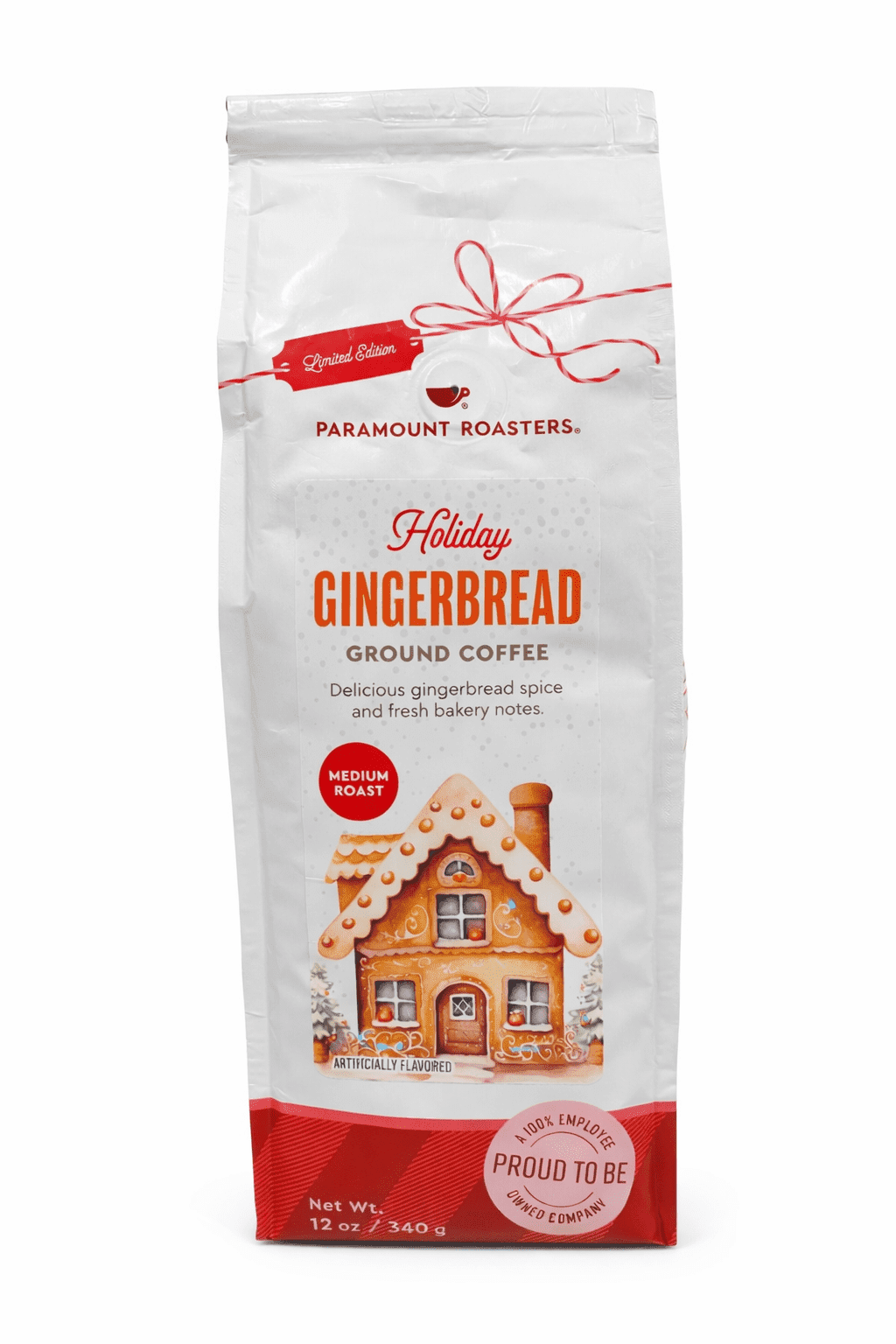 Holiday Gingerbread Ground Coffee, Medium Roast, Festive Seasonal ...
