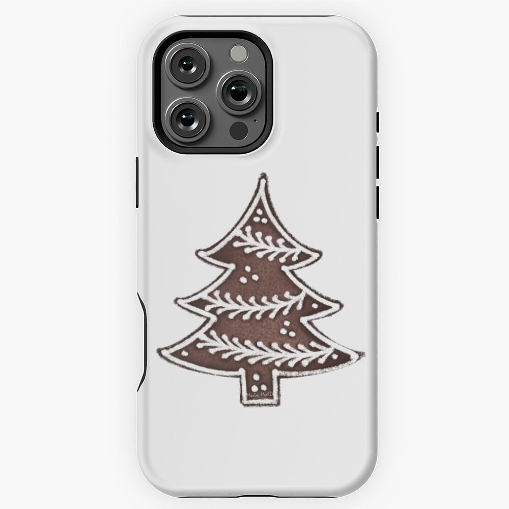 Holiday Gingerbread Tree Phone Case for iPhone 11 12 13 14 15 16 17 Pro ...