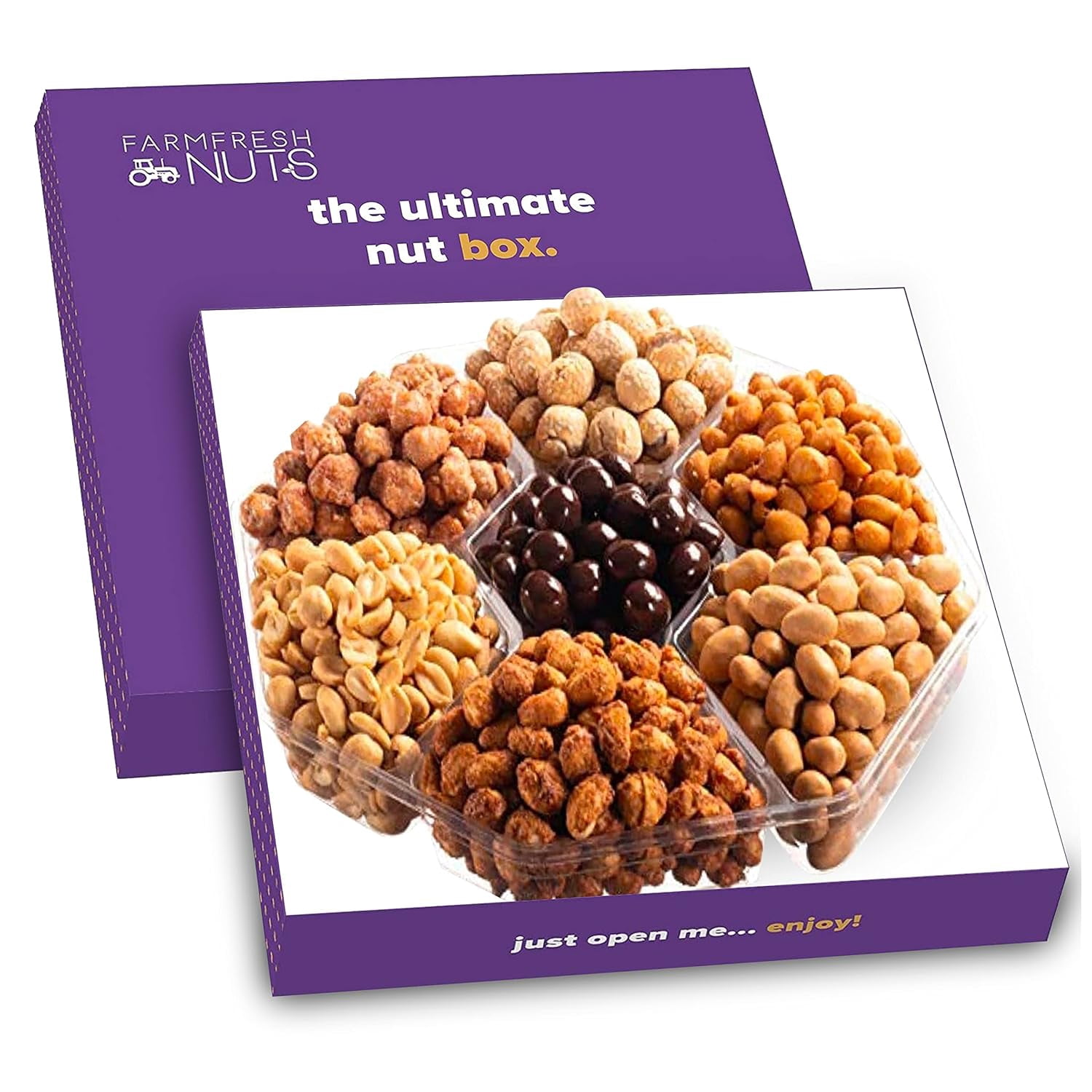 Holiday Gourmet Nuts and Chocolate Gift Tray, Birthday, Christmas - New ...