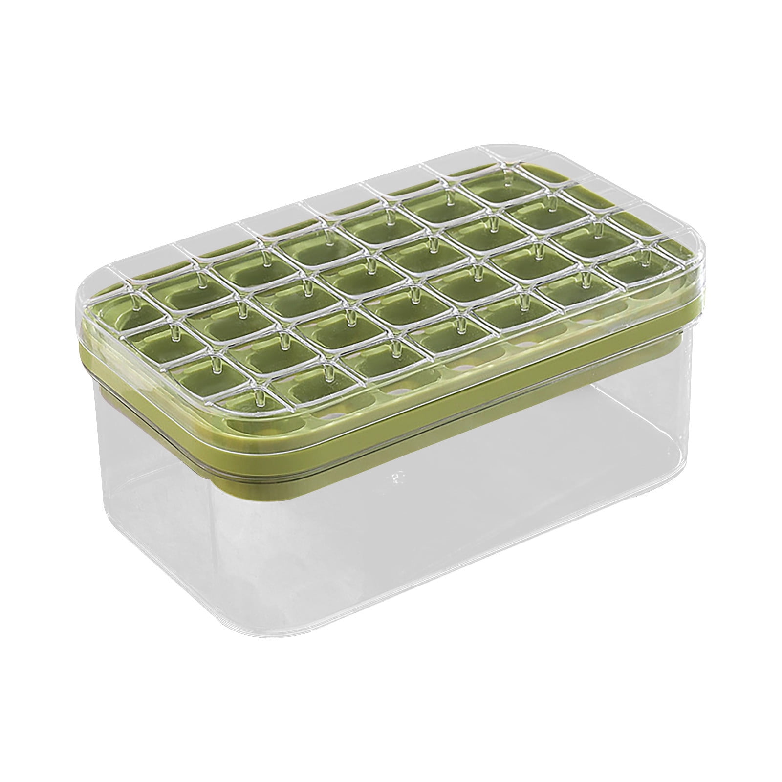 Your Holiday Green Silicone Single Layer Ice Block Maker Mold Homemade ...