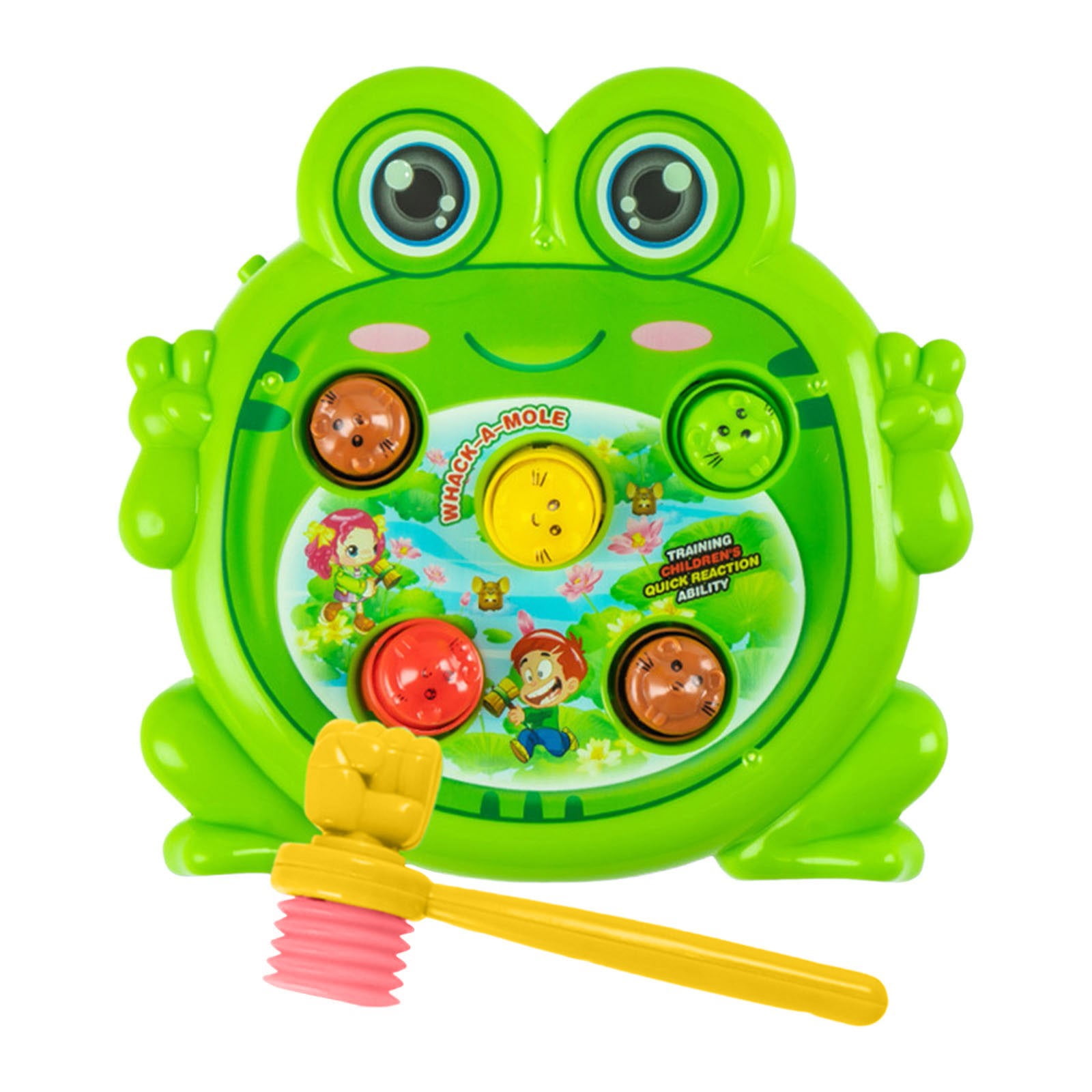 Your Holiday Green Whack A Mole Game Set Educational Toy For Preschool ...