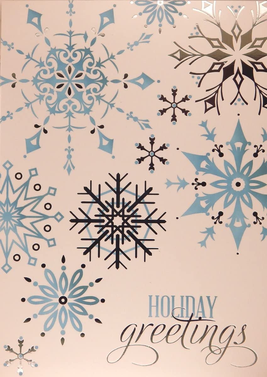Holiday Greetings, Snowflakes, Boxed Christmas Cards By Masterpiece ...