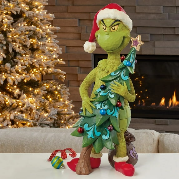 Holiday Grinch Stealing Tree Statue by Jim Shore - Walmart.com