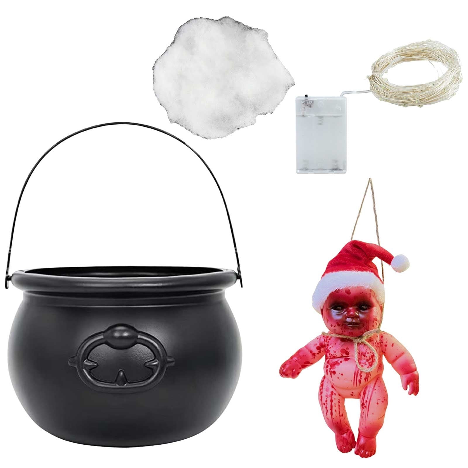 Your Holiday Halloween Decoration Prop Horror Style Doll Jar Scary ...