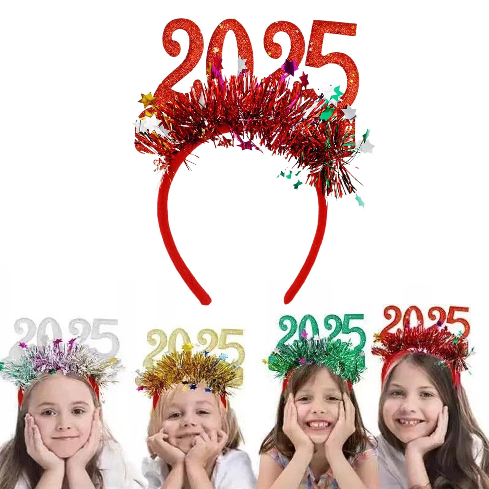Holiday Headbands, VogueV 2025 New Year'S Headband Happy New Years ...