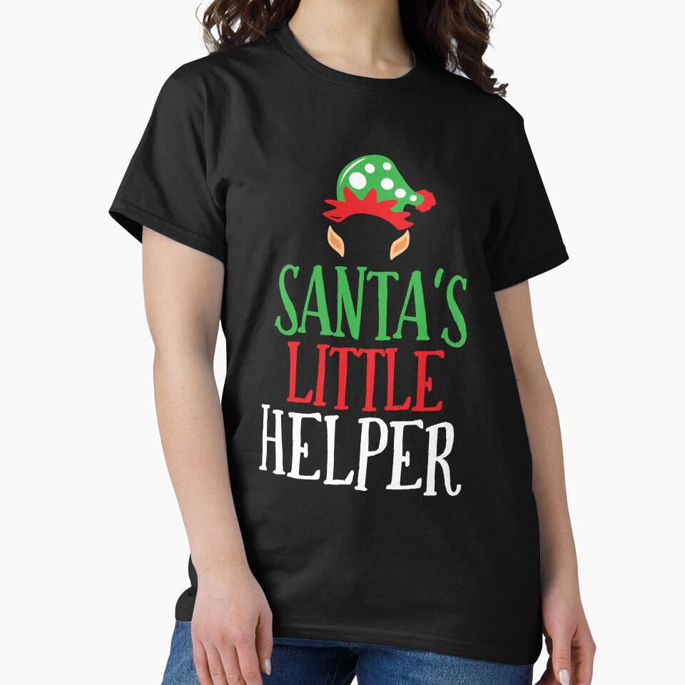 Holiday Helper Cute Festive Season Matching Family Winter Art Unisex T ...