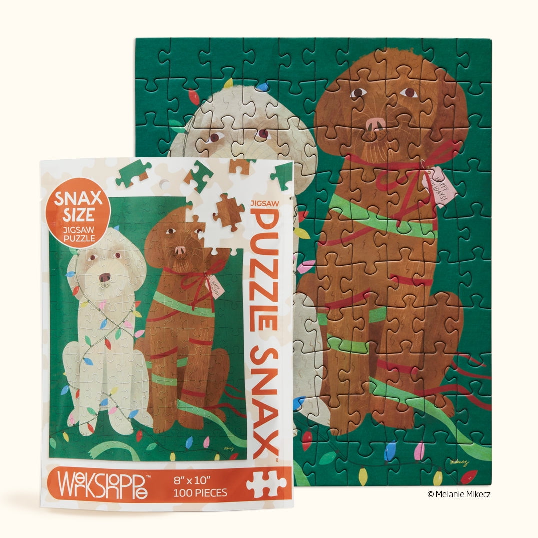Holiday Helpers | 100 Piece Holiday Puzzle Snax - Walmart.com