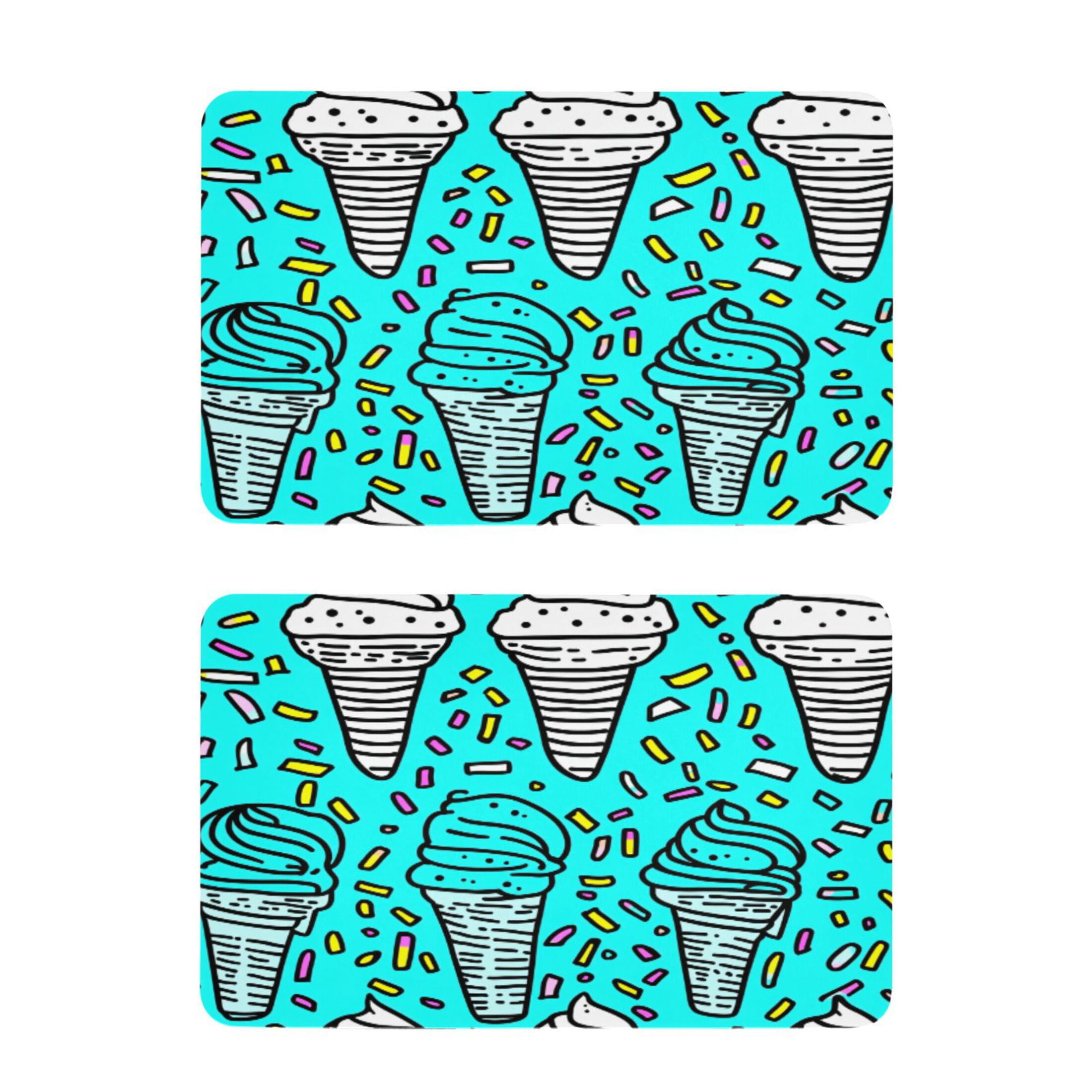 Holiday Ice Cream 2 Pack 4x2.5 Inch Magnetic Stickers Thick and Strong ...