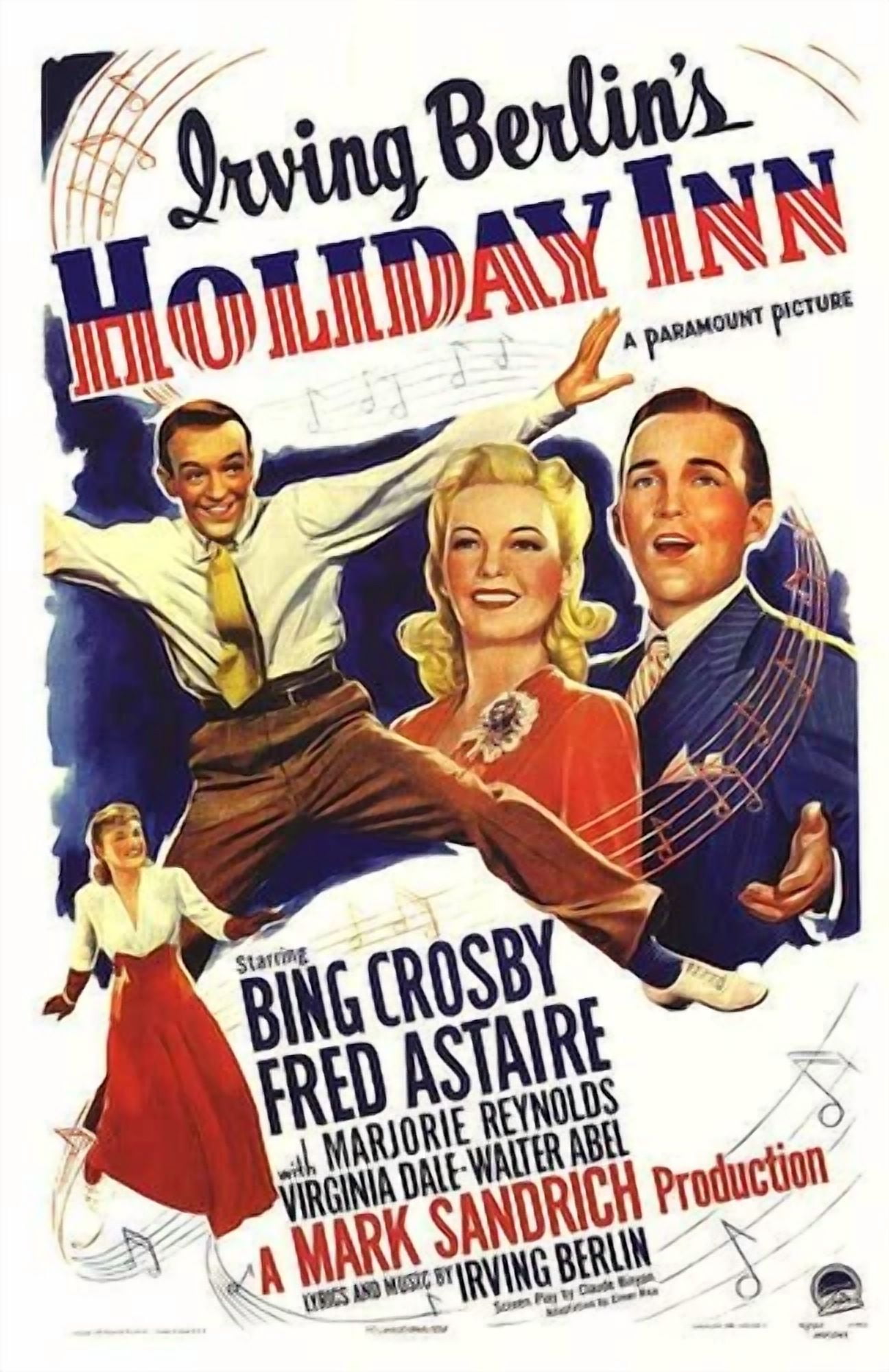 Holiday Inn Movie Poster Print 17 X 12 Reproduction - Walmart.com