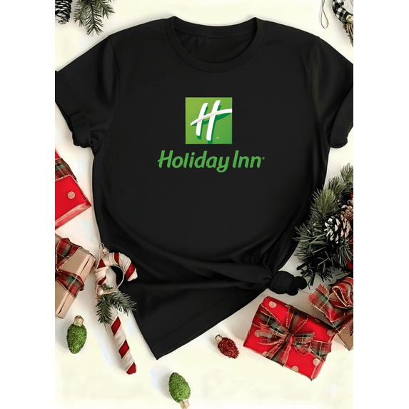 Holiday Inn Throwback Christmas Film Inspired Logo Art Unisex T-Shirt ...